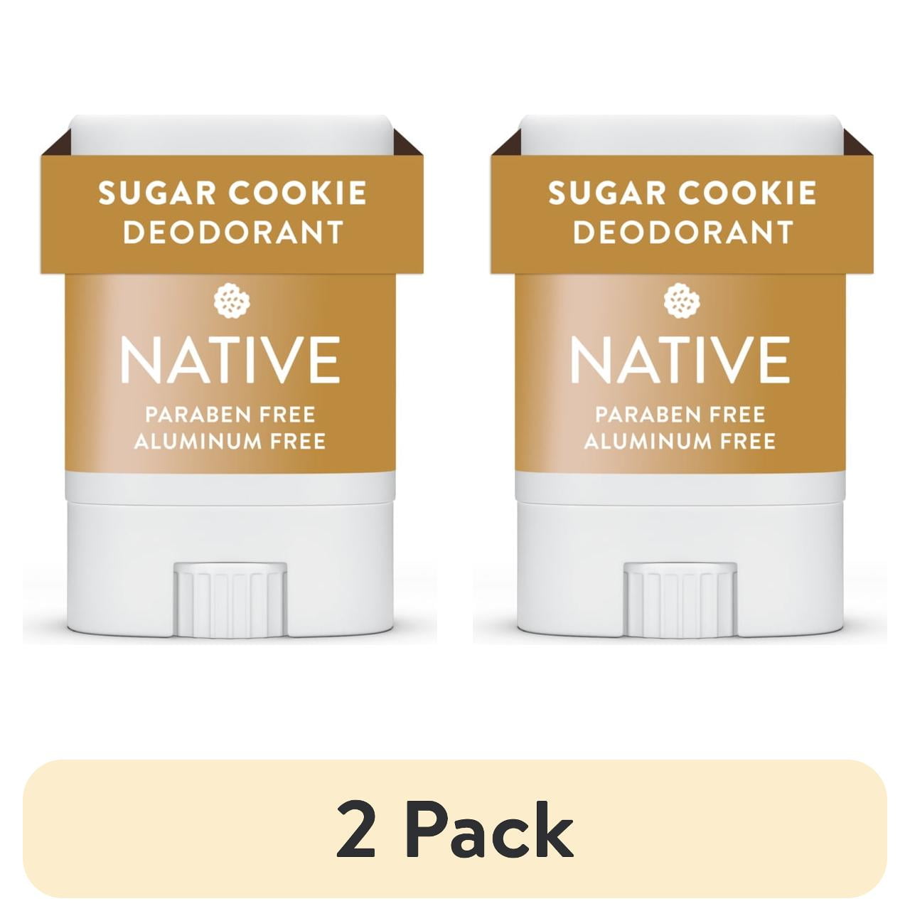 (2 pack) Native Limited Edition Sugar Cookie Mini Deodorant 0.35 oz ...