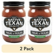 Clint's Mild Texas Salsa 16 oz Low-Calorie Salsa with Tomatoes Spices ...