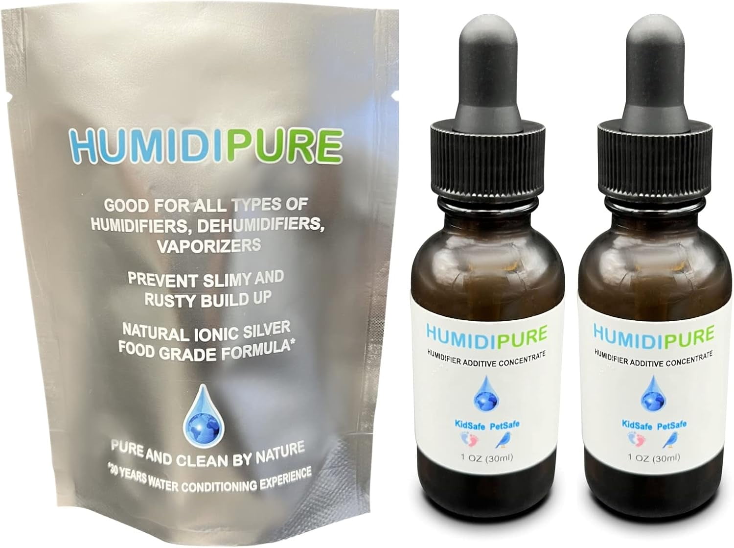 (2 pack) Natural Food Grade Concentrate. 200 day+ Humidifier Treatment ...