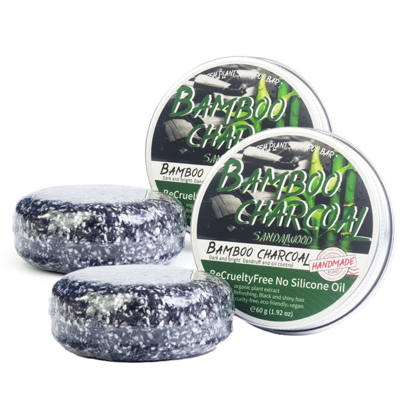 2 pack Natural Urges Shampoo Bar, Homemade, Plant-Based, Organic Bamboo ...