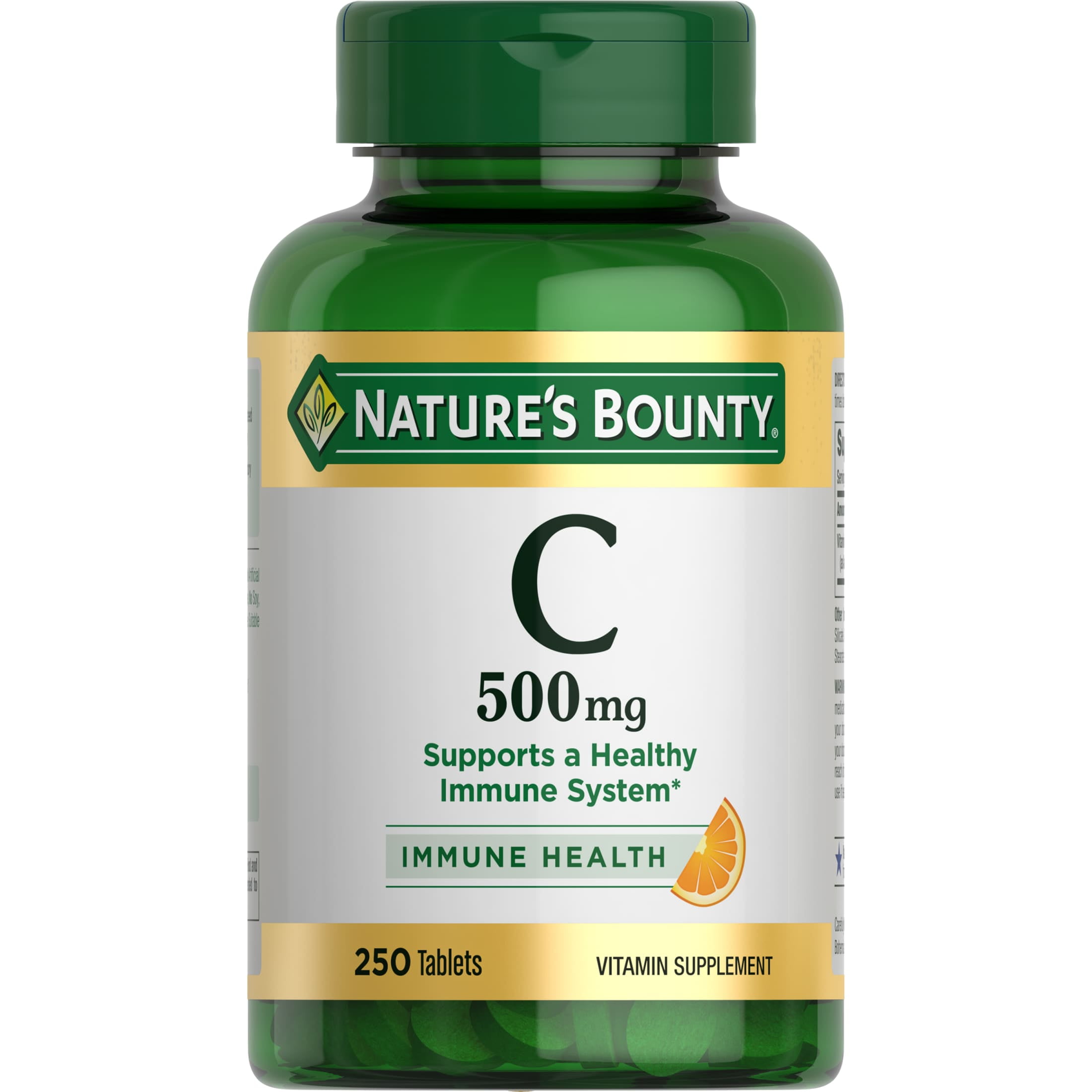 (2 pack) Nature’s Bounty Vitamin C 500mg Tablets for Immune Support ...