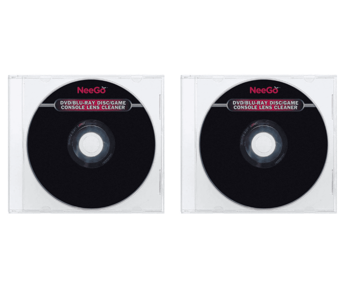 (2 pack) NeeGo Lens Cleaner (OPTCDDVDLC) For CD, DVD & Blu-ray Players ...