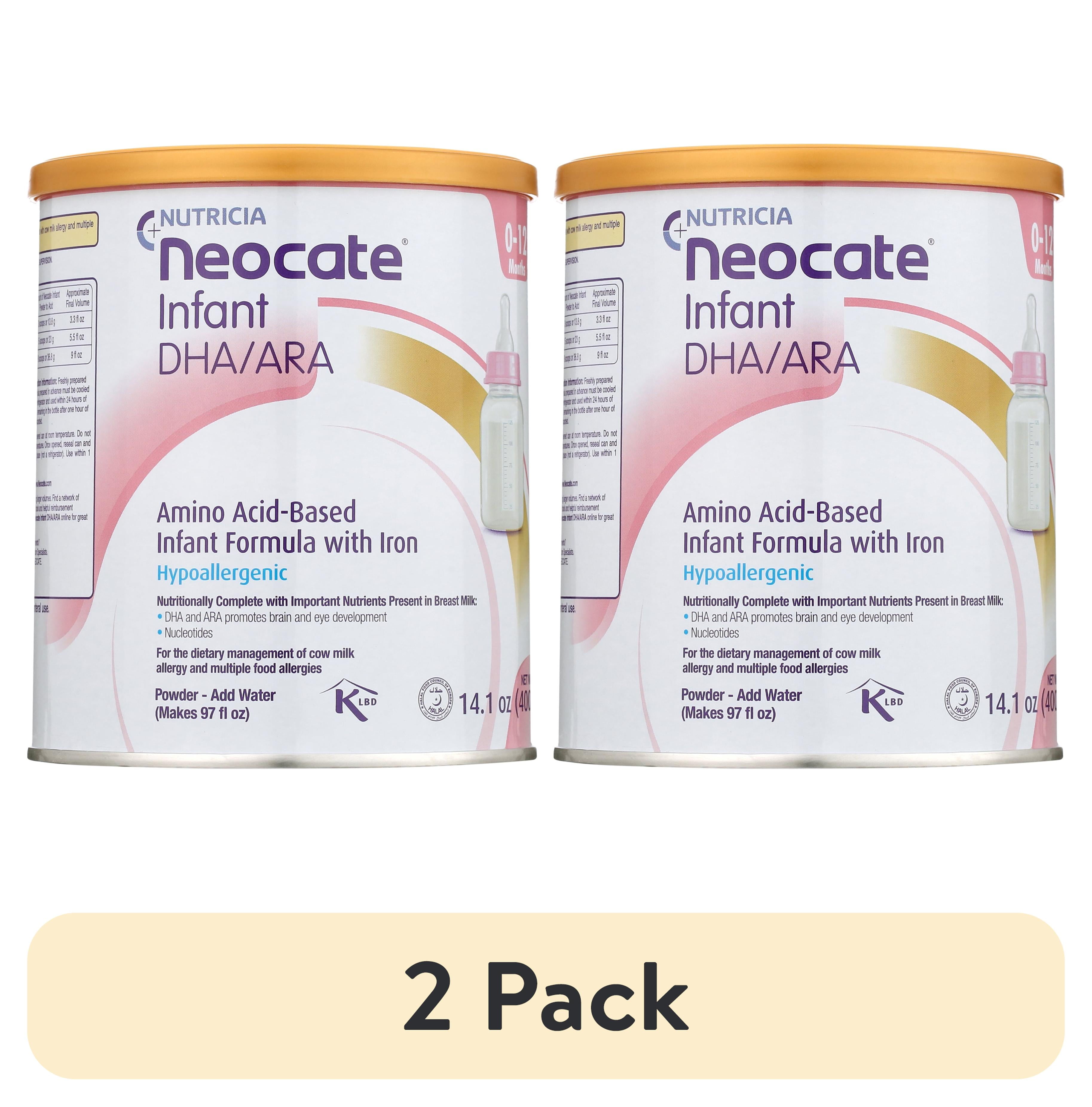 (2 pack) Neocate Infant - Hypoallergenic, Amino Acid-Based Baby Formula ...