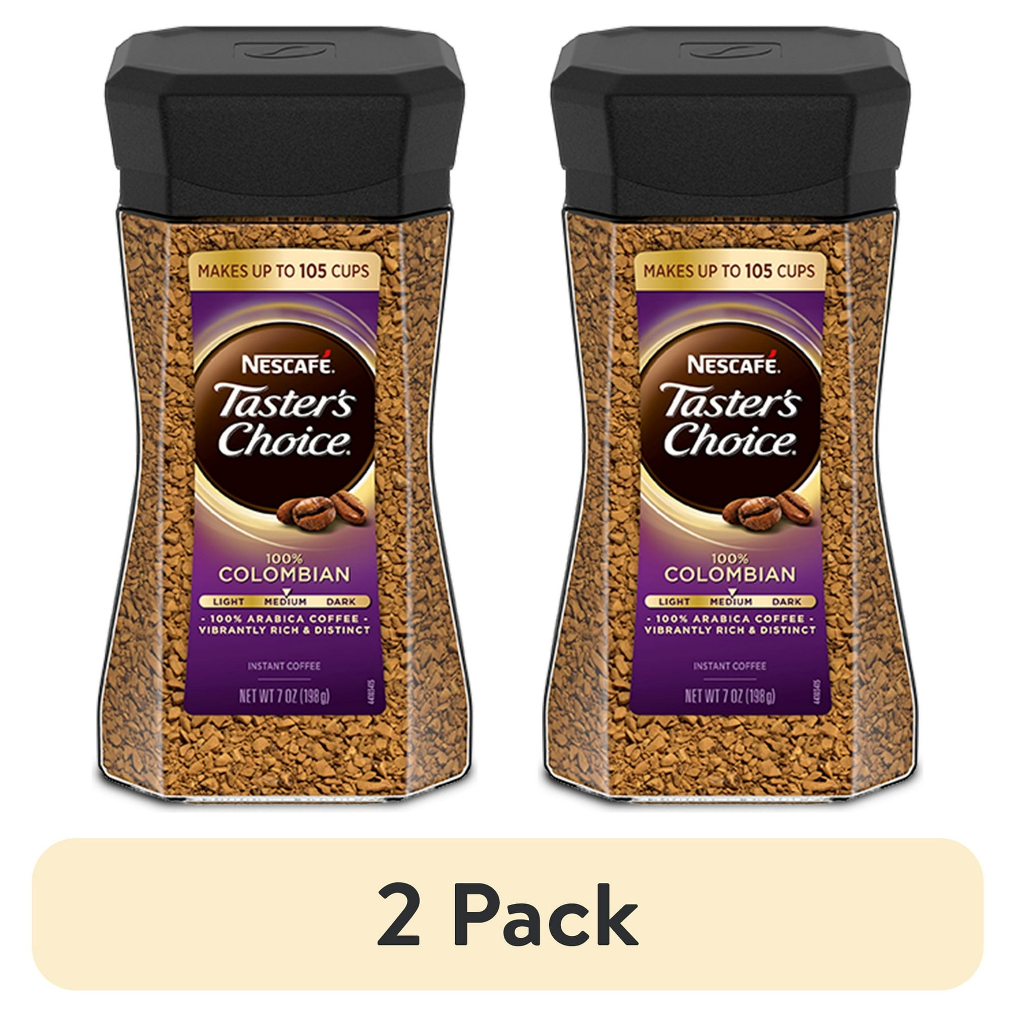 (2 pack) Nescafe Taster's Choice Colombia Roast, Medium Roast Instant ...