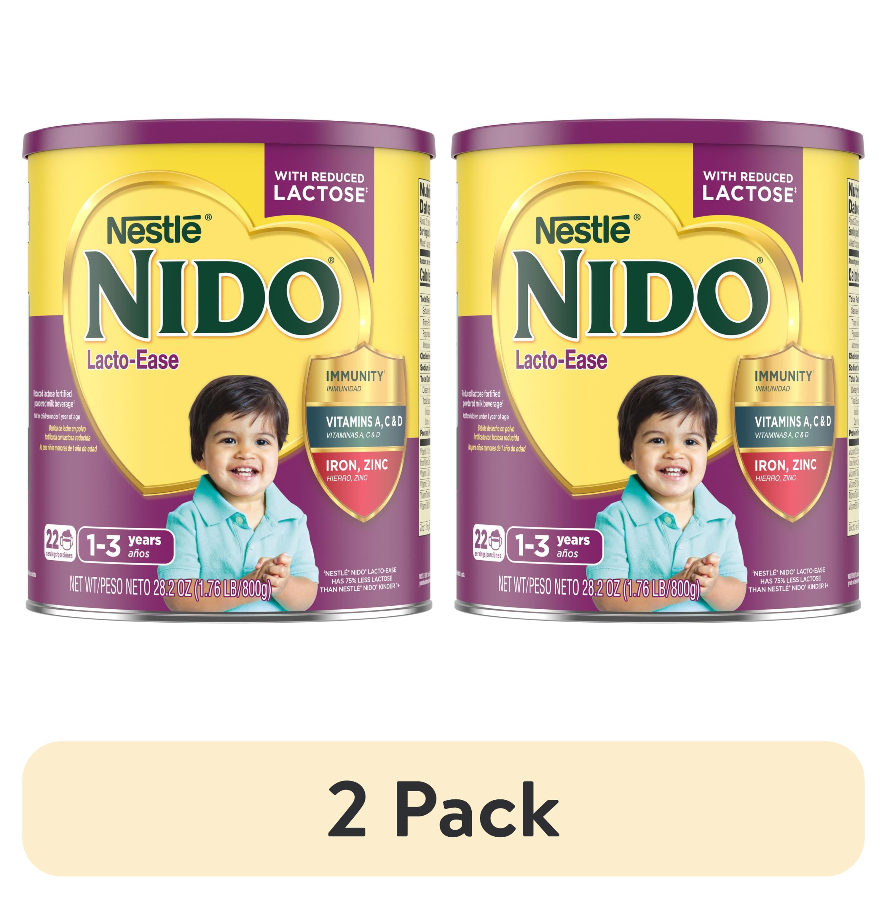 (2 pack) Nestlé NIDO Lacto-Ease Toddler Milk Beverage Powder Mix ...
