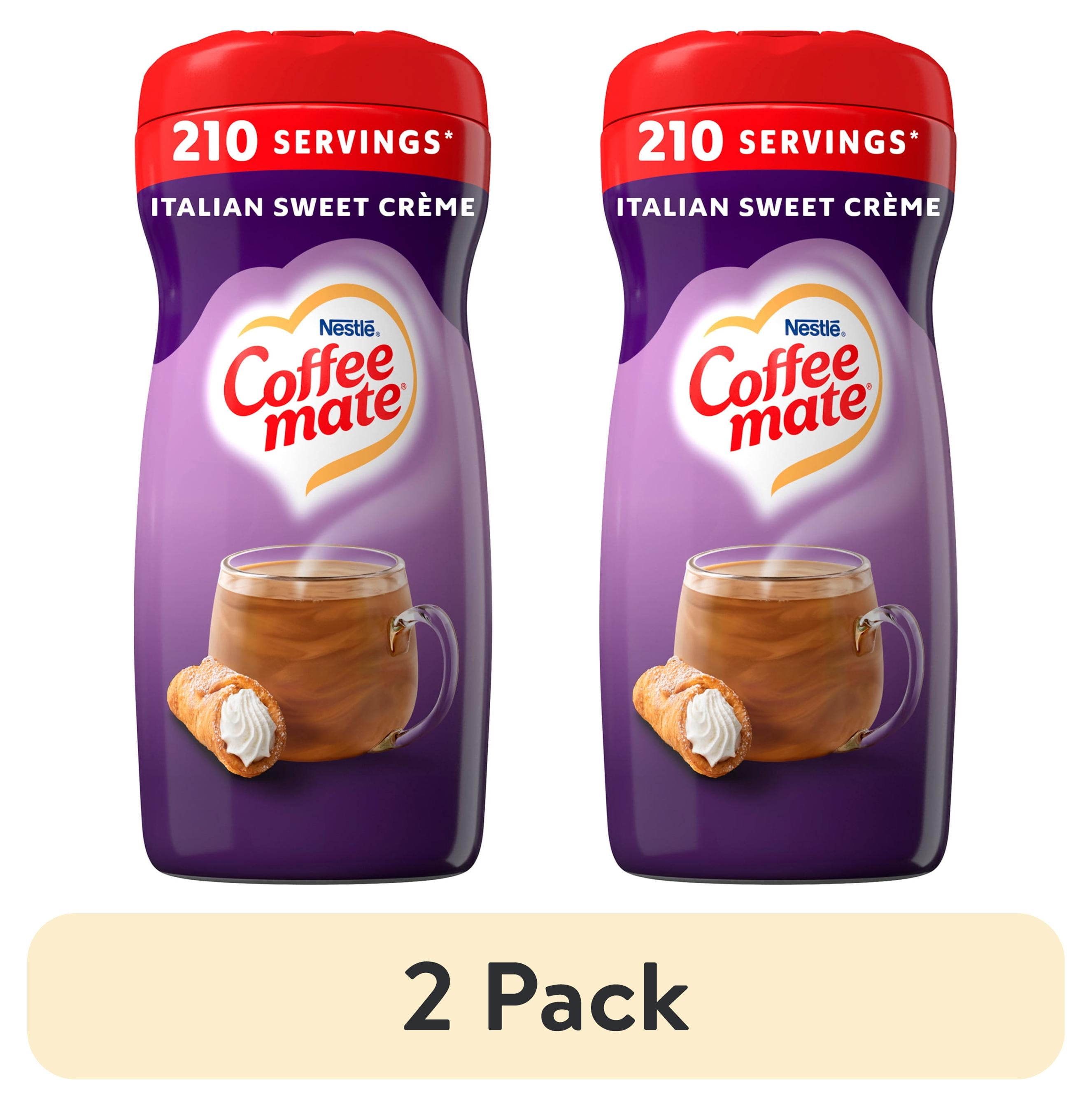 Nestle Coffee mate Italian Sweet Creme Powder, 2 Pack, 15 oz - Walmart ...