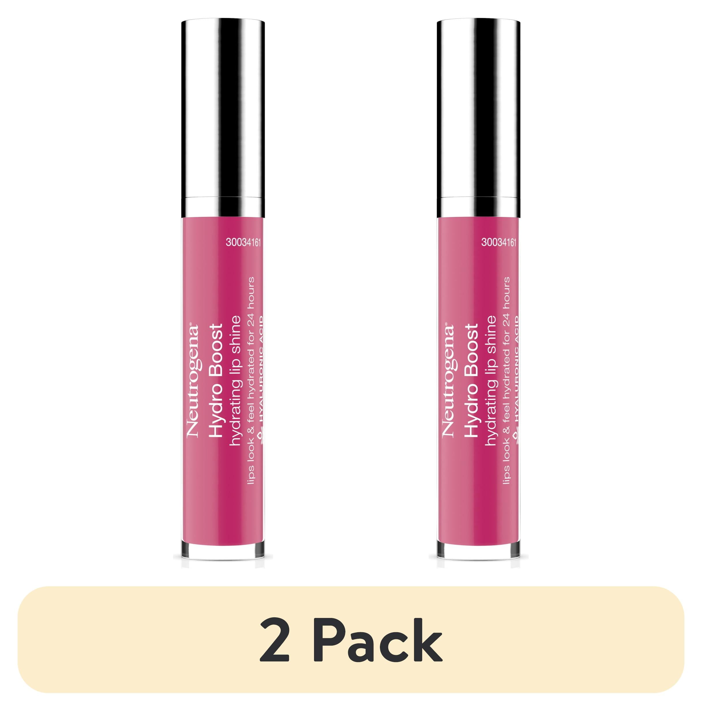 (2 pack) Neutrogena Hydro Boost Hydrating Lip Gloss, Vibrant Raspberry ...