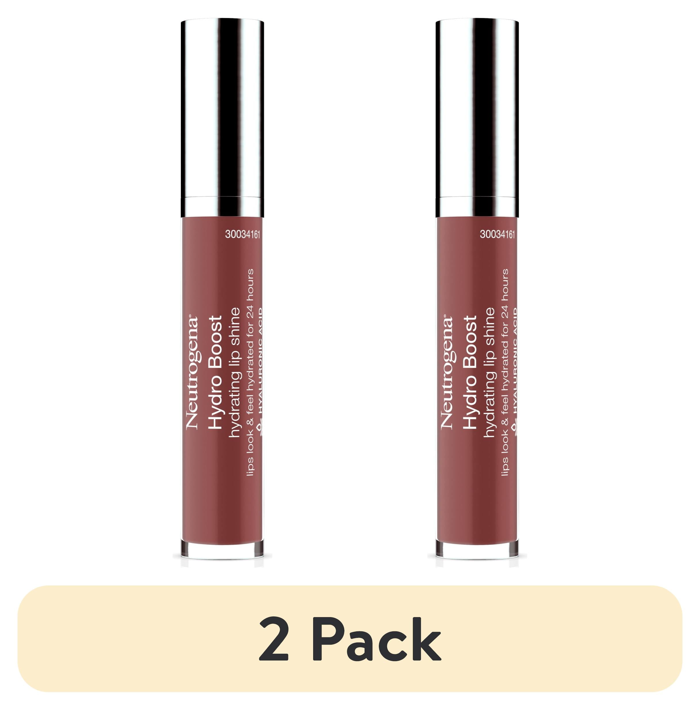 (2 pack) Neutrogena Hydro Boost Moisturizing Lip Gloss, Pink Mocha, 0.1 ...