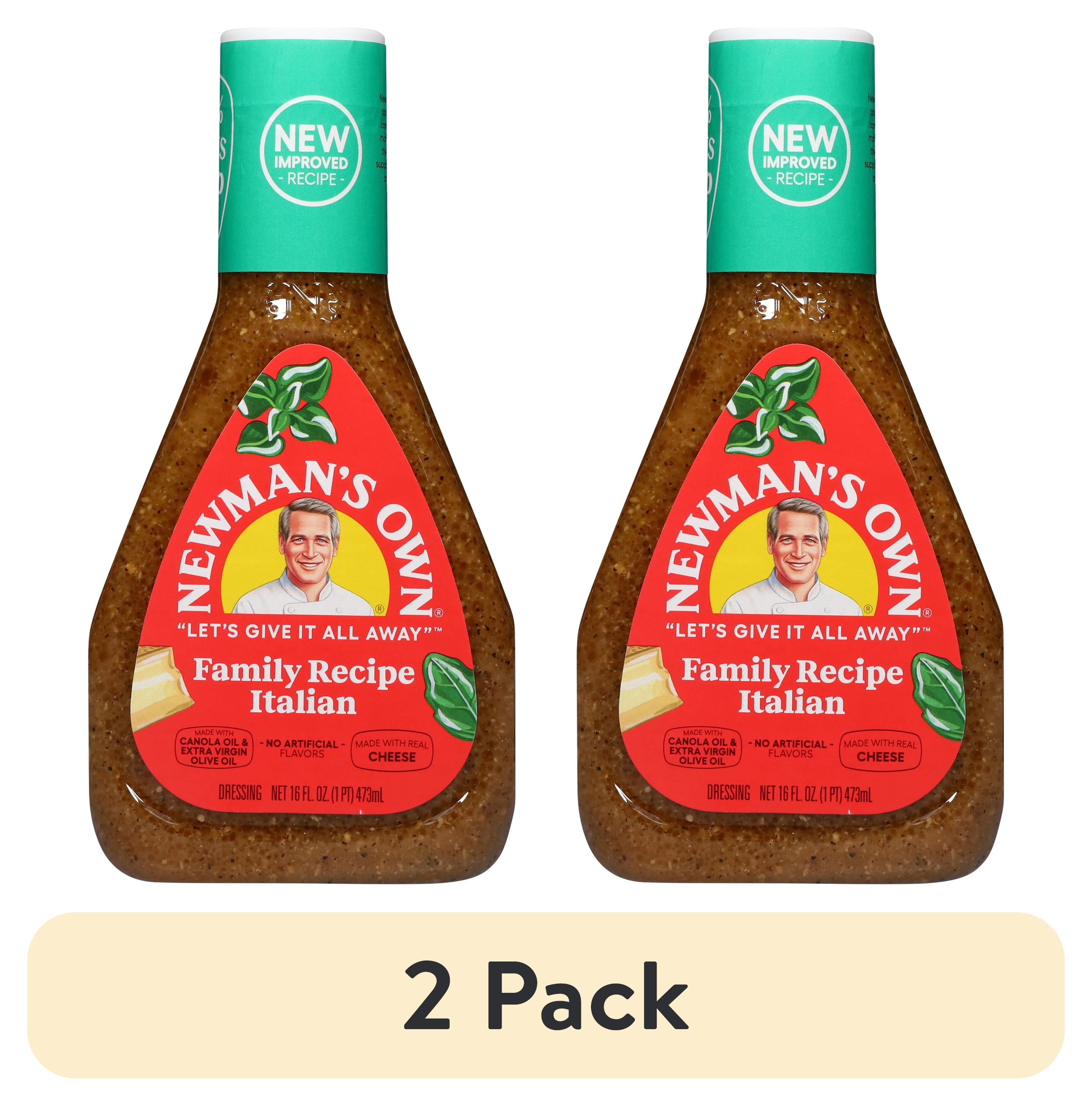 (2 pack) Newman's Own Family Recipe Italian Dressing 16z - Walmart.com