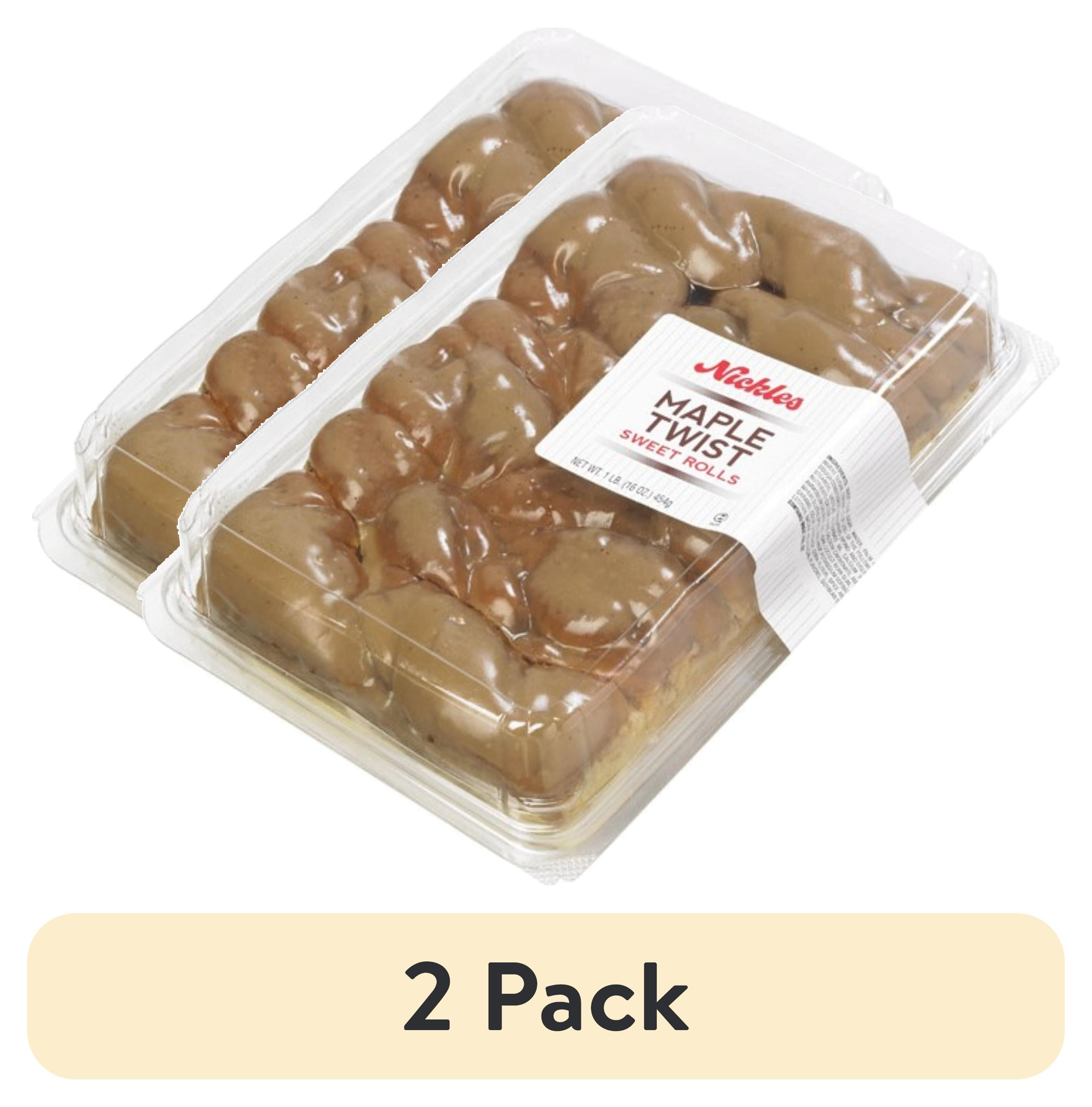 (2 pack) Nickles Bakery Maple Twist Sweet Rolls, 16-ounce. - Walmart.com