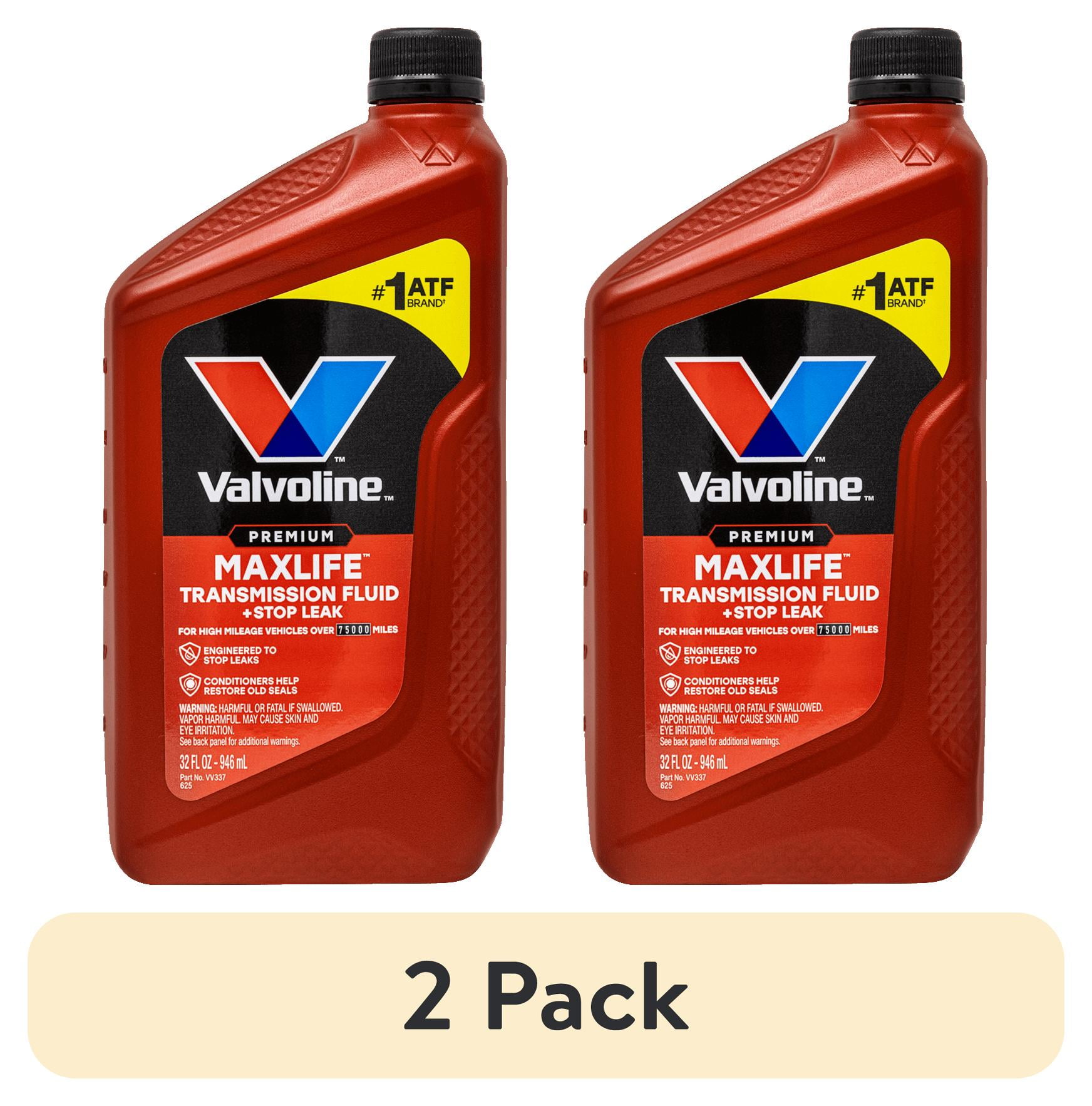 (2 pack) Valvoline MaxLife Transmission Fluid Stop Leak For Cars And ...