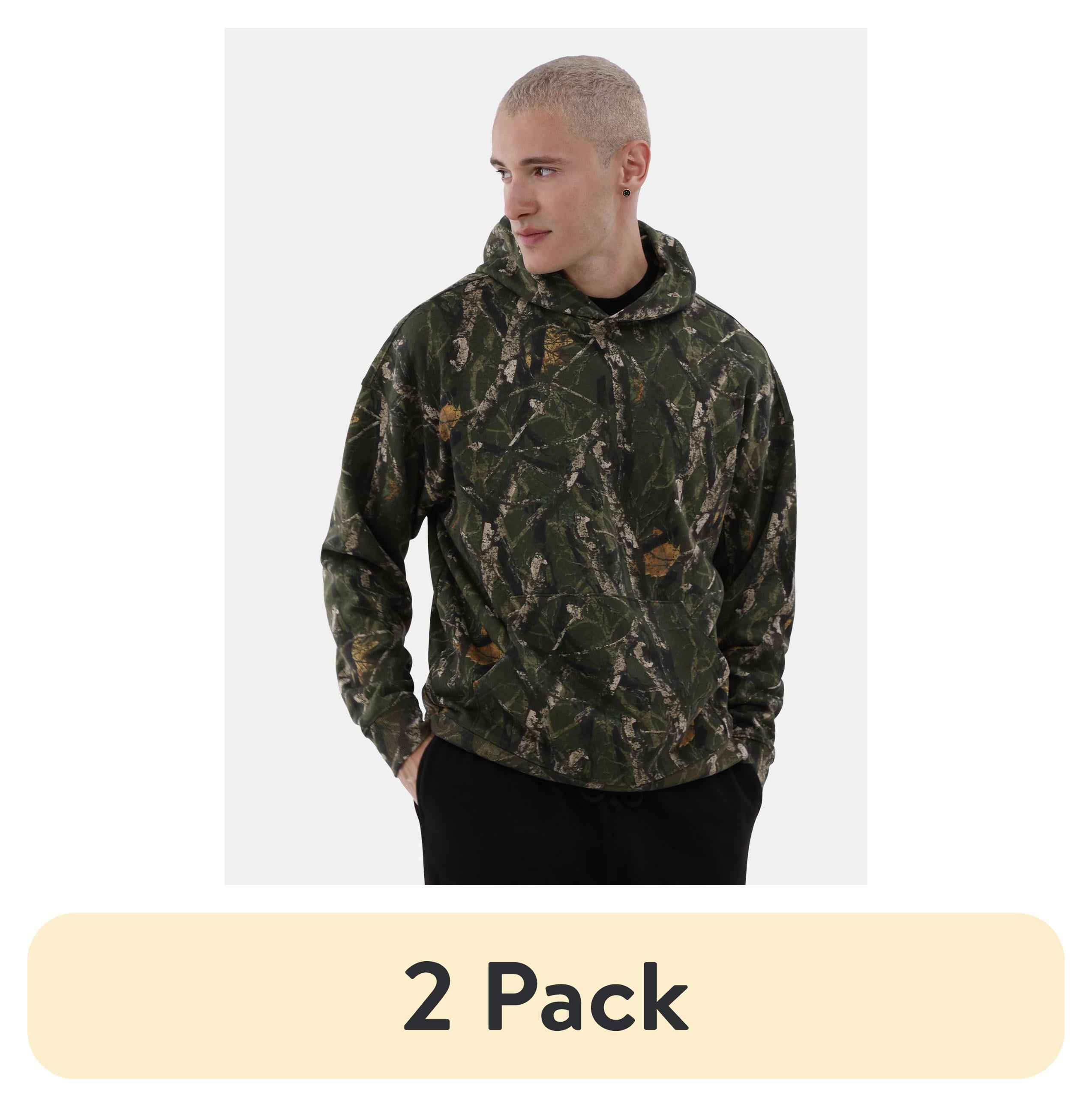 (2 pack) No Boundaries All Gender Oversized Fleece Hoodie Sweatshirt ...