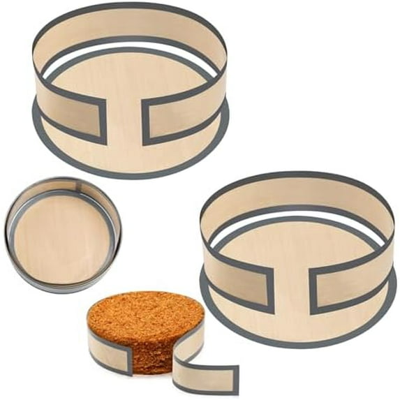 2 pack Non Sick Silicone Baking Mat for Springform Pan 9 inch, Prevent ...