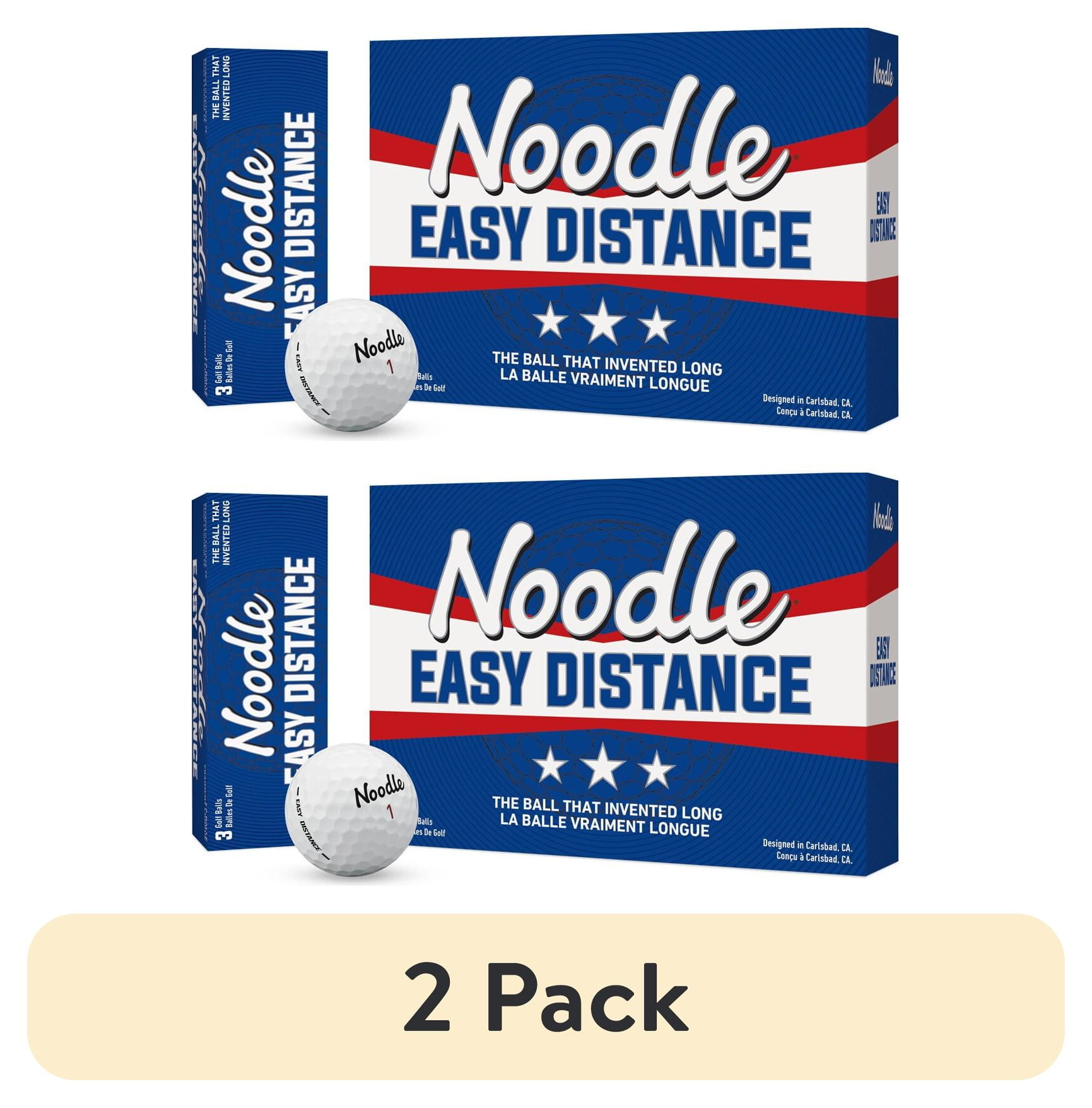 (2 pack) Noodle Easy Distance Golf Balls 12pk, White - Walmart.com