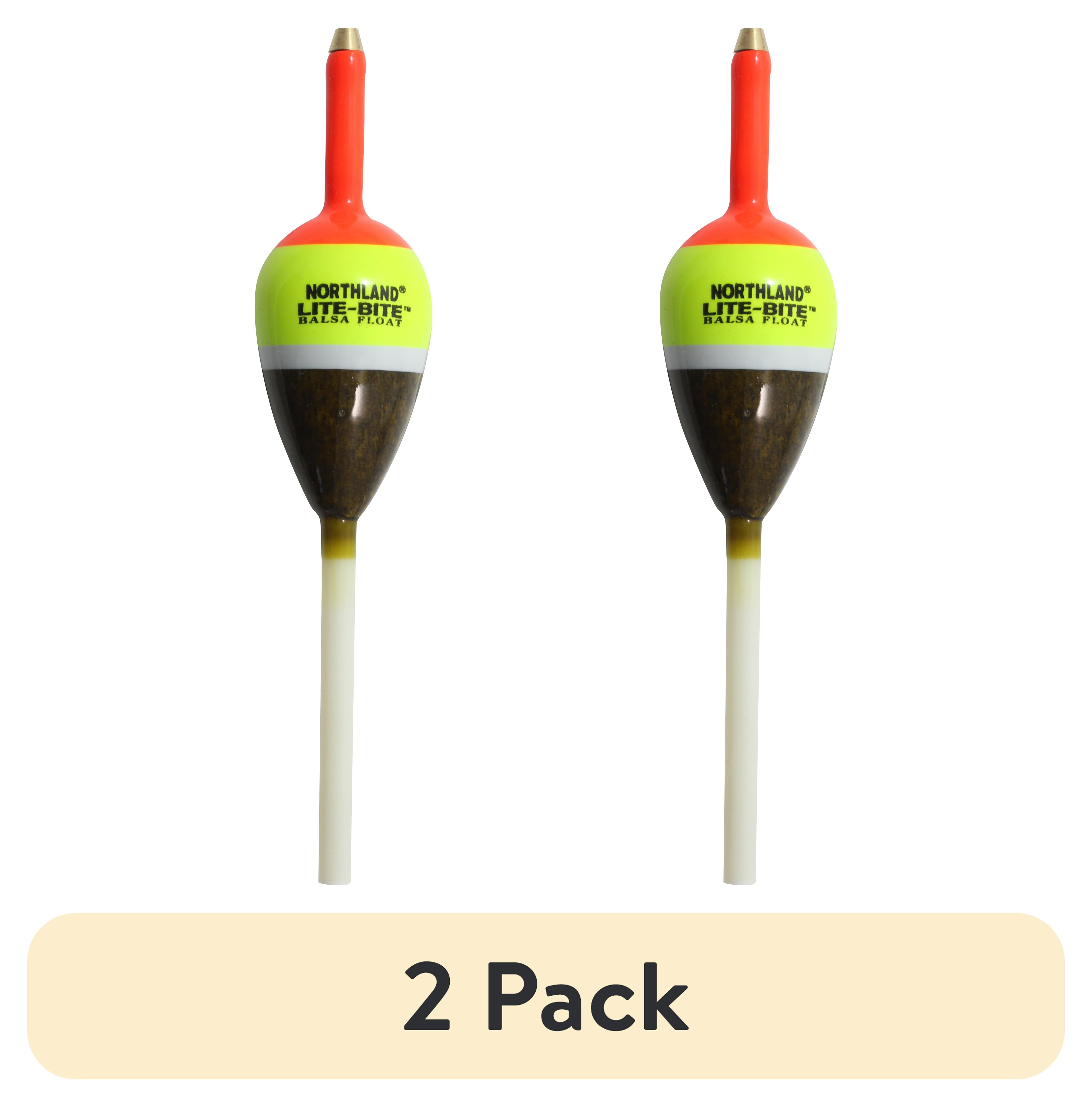 (2 pack) Northland Tackle Lite-Bite Slip Bobber, Freshwater, 1" Oval ...