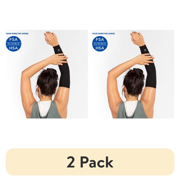 (2 pack) Nufabrx Pain Relieving Arm Compression Sleeve for Men & Women ...
