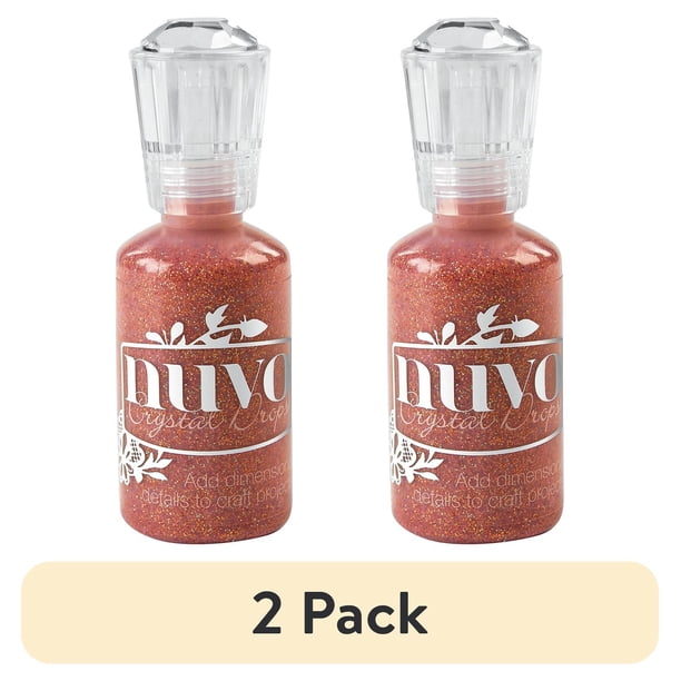 (2 pack) Nuvo Glitter Drops 1.1oz-Orange Soda - Walmart Business Supplies