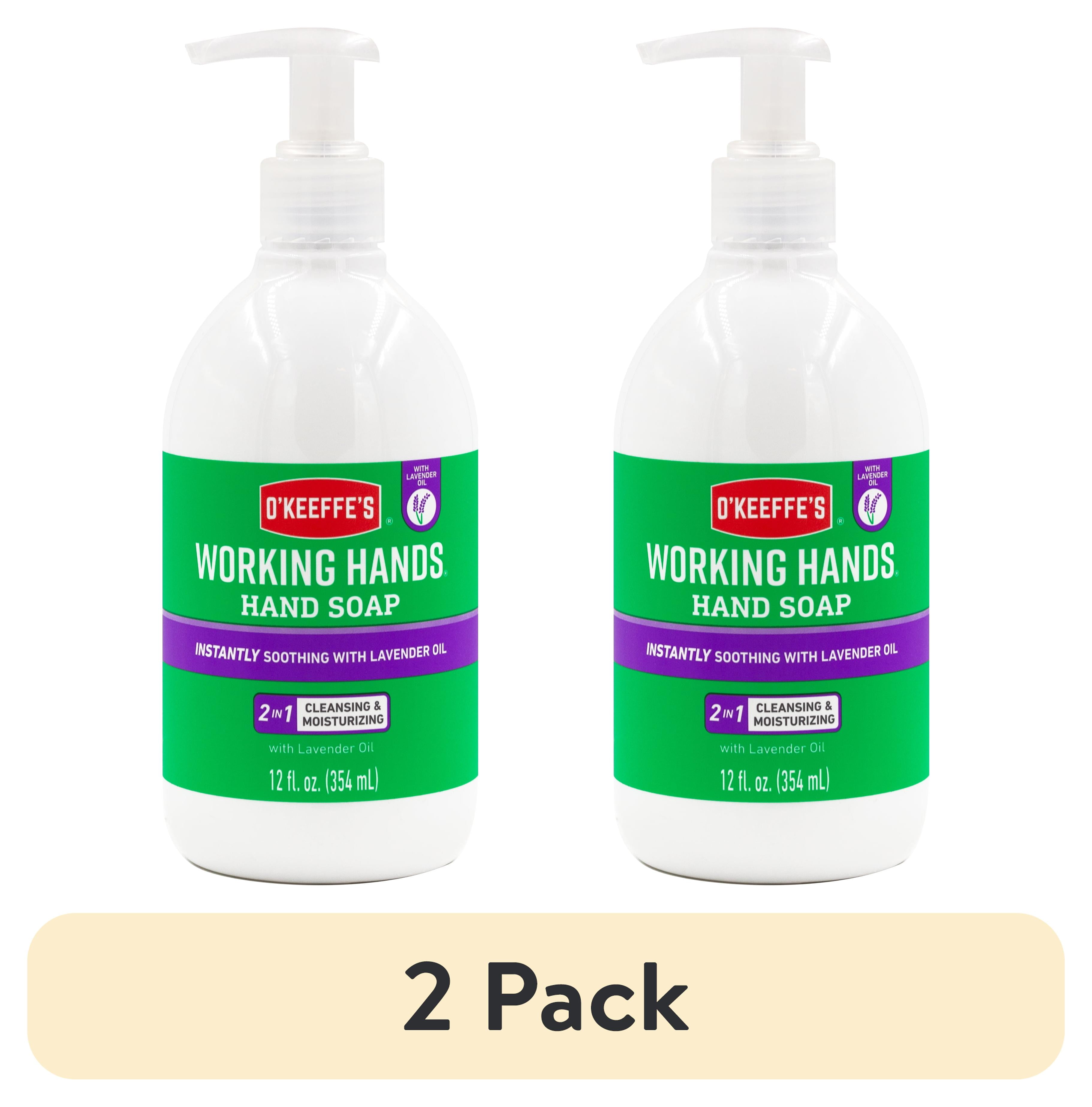 (2 pack) O'Keeffe's Working Hands Moisturizing Liquid Hand Soap ...