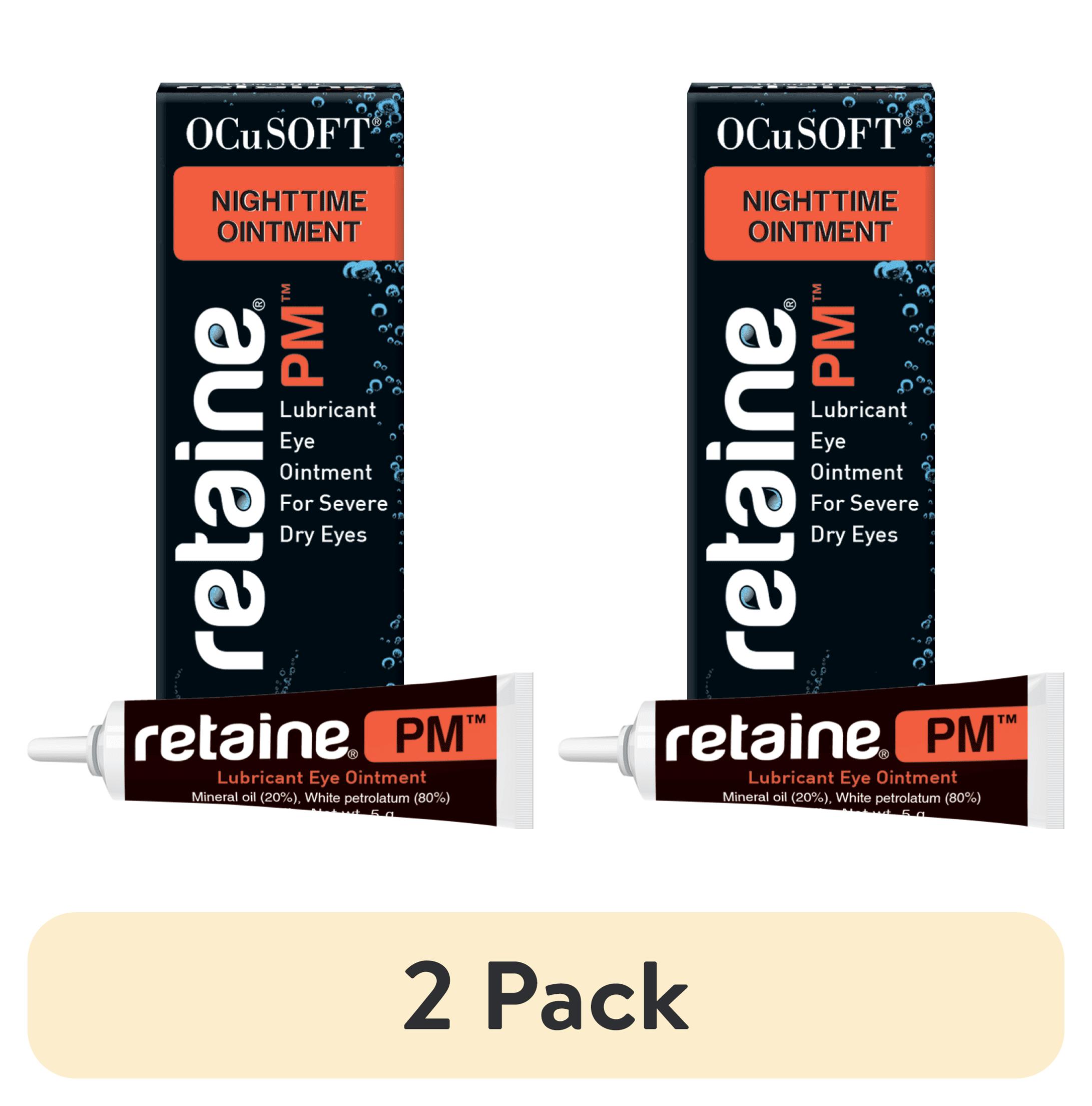 (2 pack) OCuSOFT Retaine PM Nighttime Ointment 5 Gram Tube, Lubricant ...