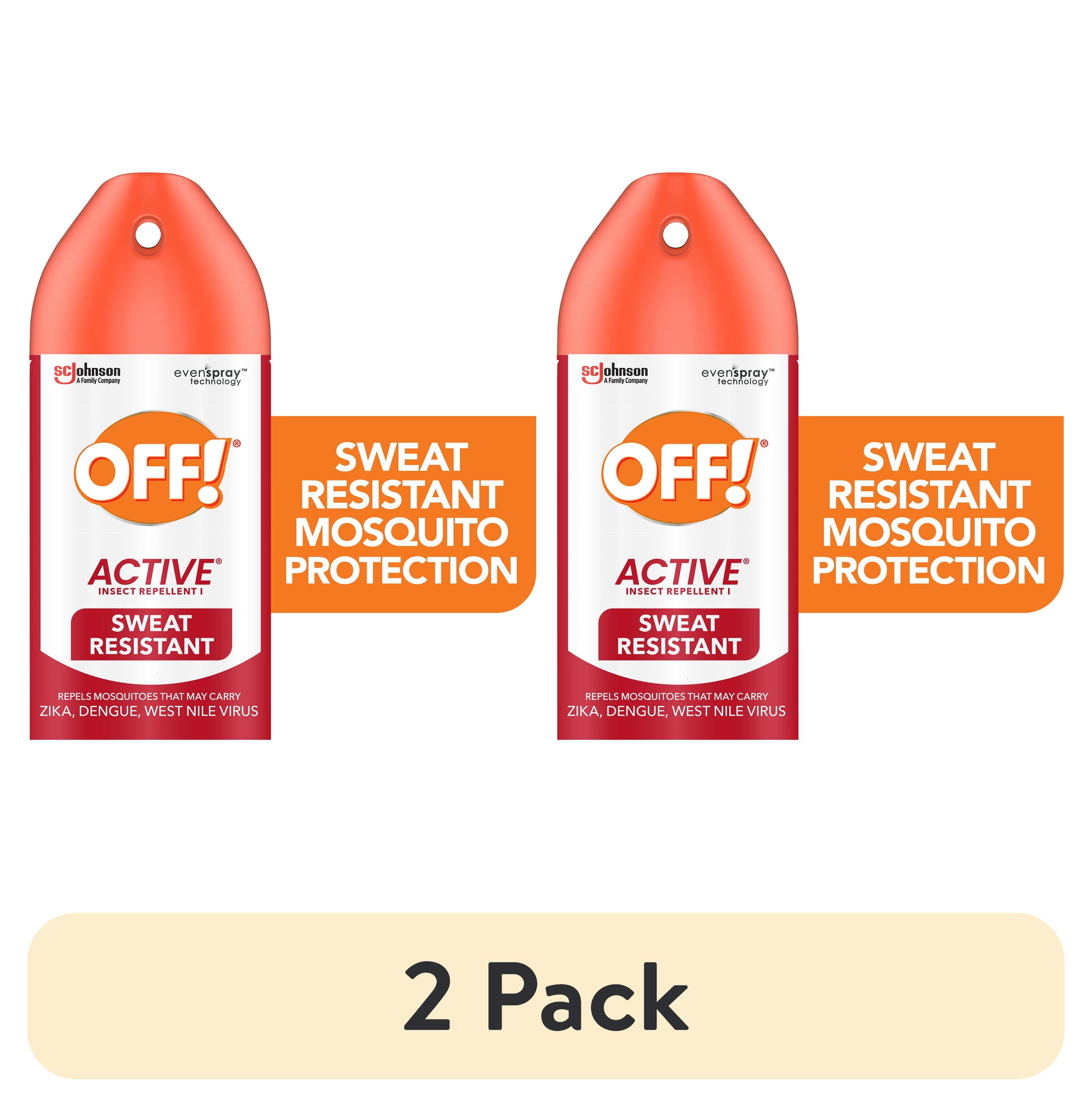 (2 pack) OFF! Active Insect Repellent I, Long-lasting Sweat Resistant ...