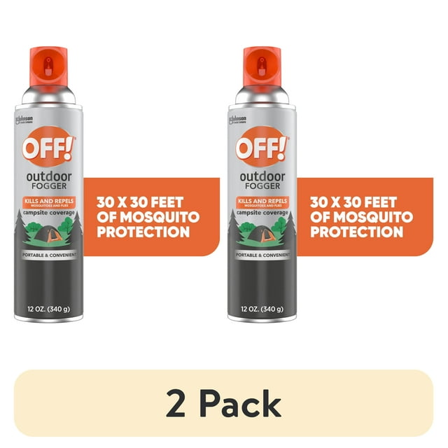 (2 pack) OFF! Outdoor Mosquito Fogger, Campsite Insecticide with up to ...