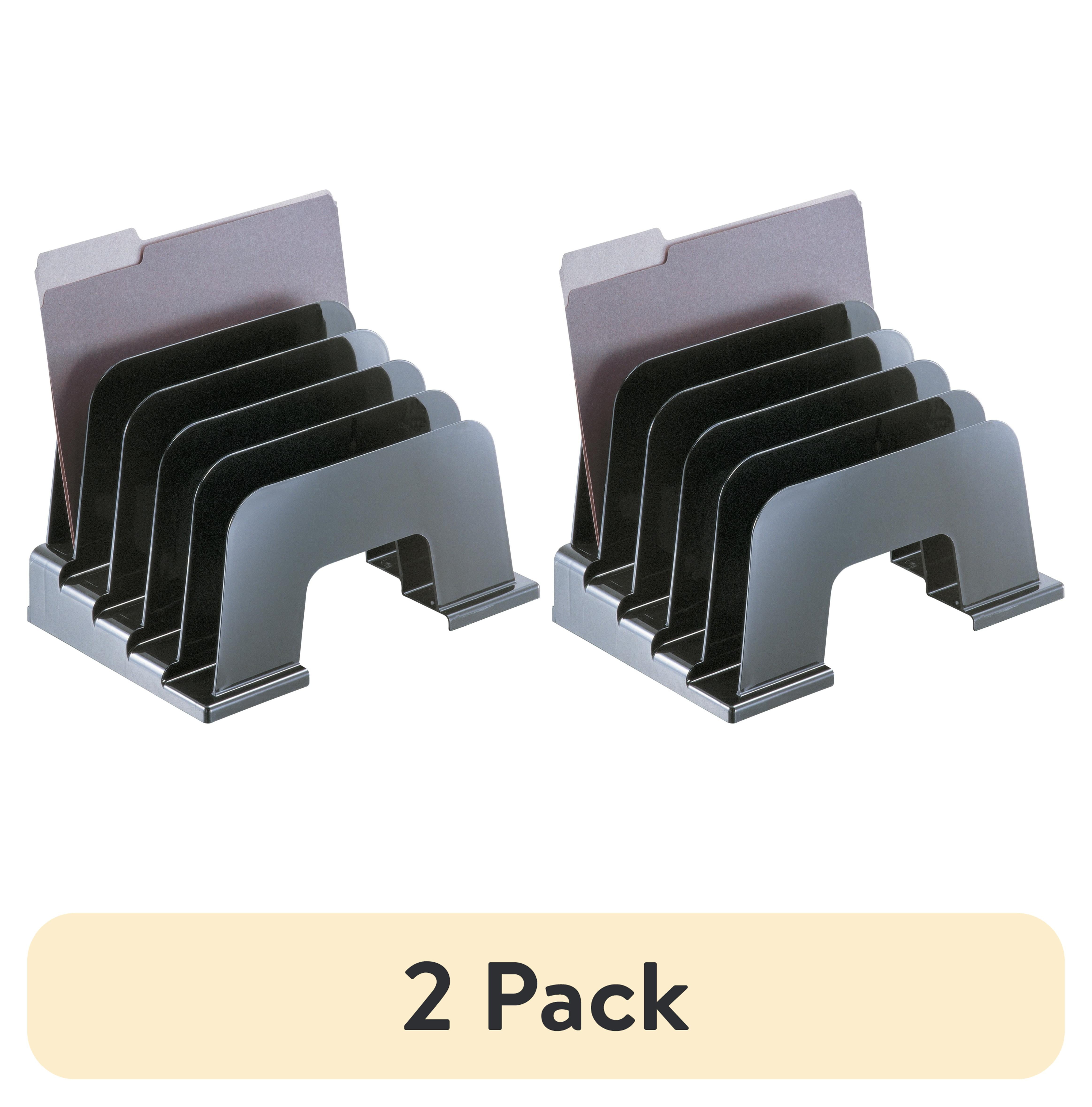 (2 pack) OIC Large Incline File Sorter - Walmart.com