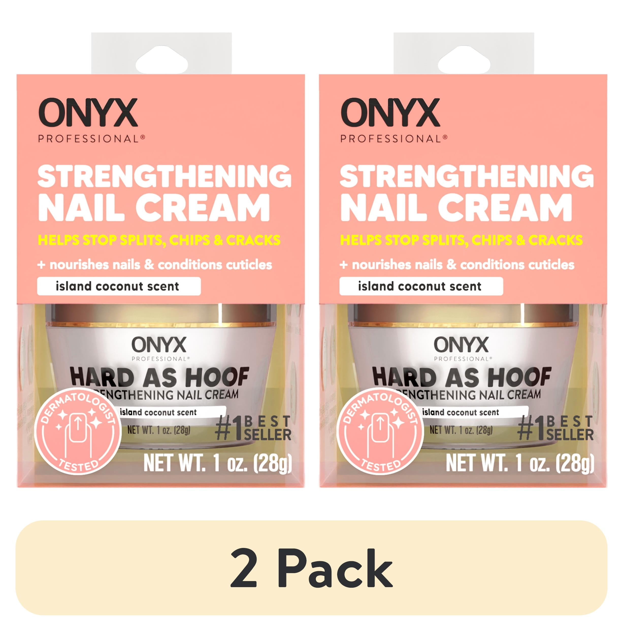 (2 pack) ONYX Professional Hard As Hoof Nail Strengthening Cream, for ...