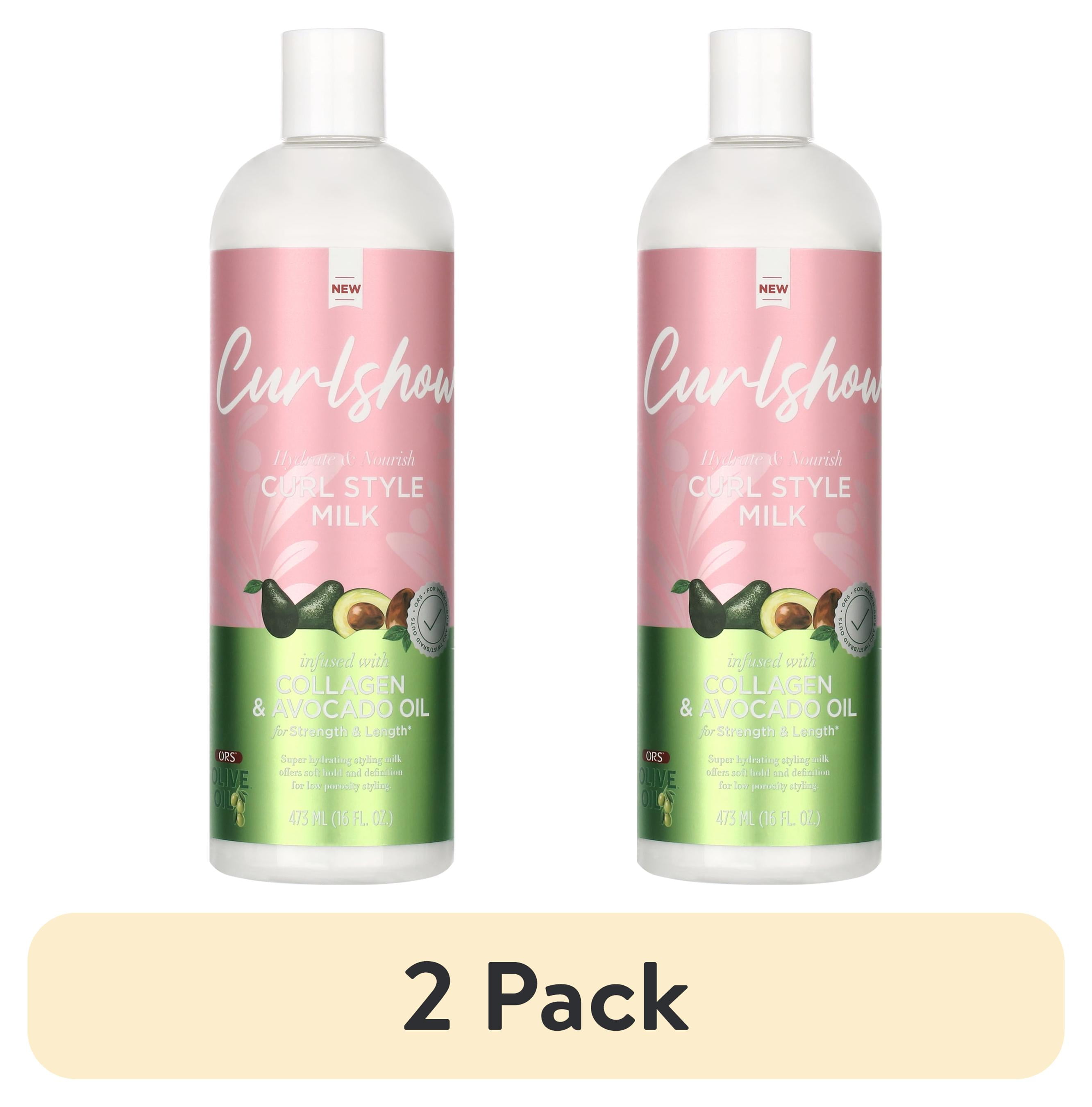 (2 pack) ORS Olive Oil Curlshow Curl Style Hair Milk for Curls & Coils ...