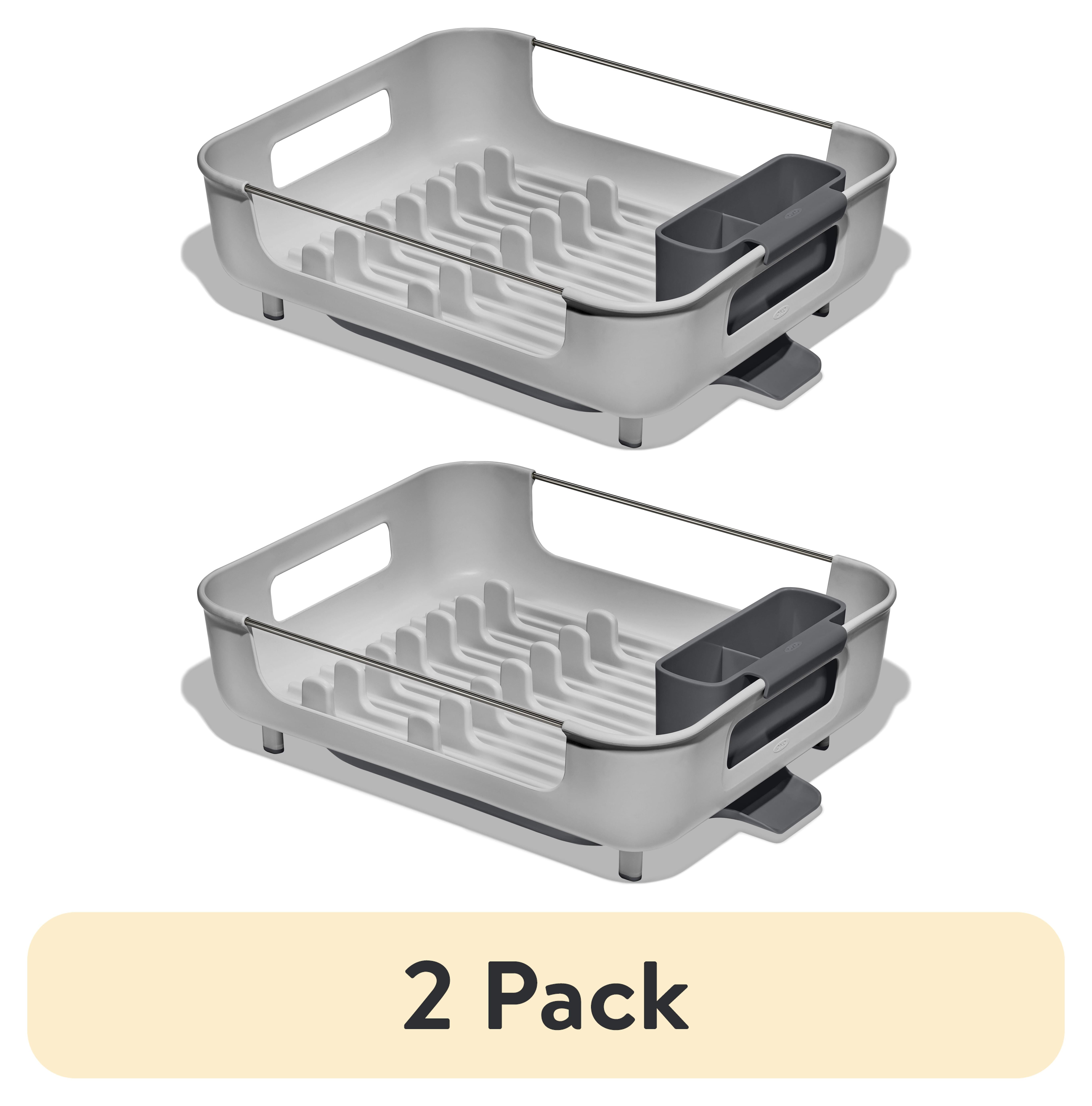 (2 pack) OXO Softworks Large-Capacity Dish Rack - Walmart.com