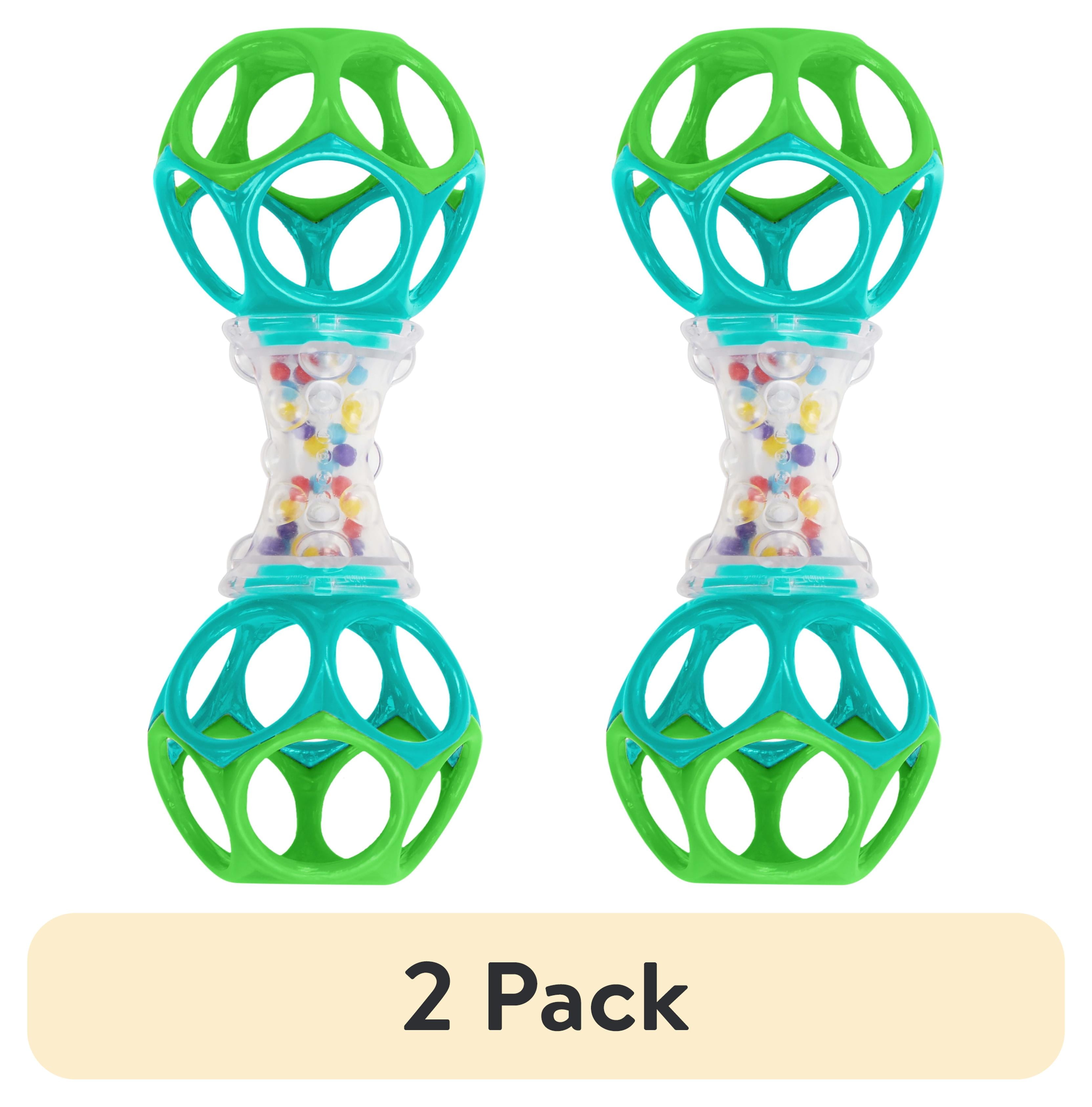 (2 pack) Oball Shaker Rattle Toy, Ages Newborn + - Walmart.com