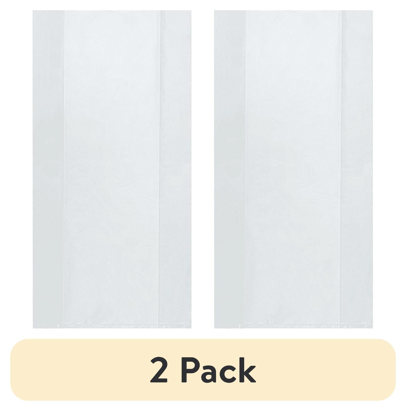 (2 pack) Office Depot® Brand Gusseted 4-mil Poly Bags, 10"H x 8"W x 20 ...