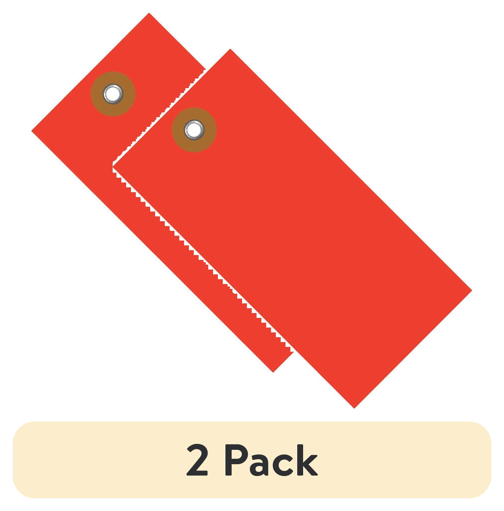 (2 pack) Office Depot® Brand Tyvek® Shipping Tags, 2 3/4" x 1 3/8", Red ...