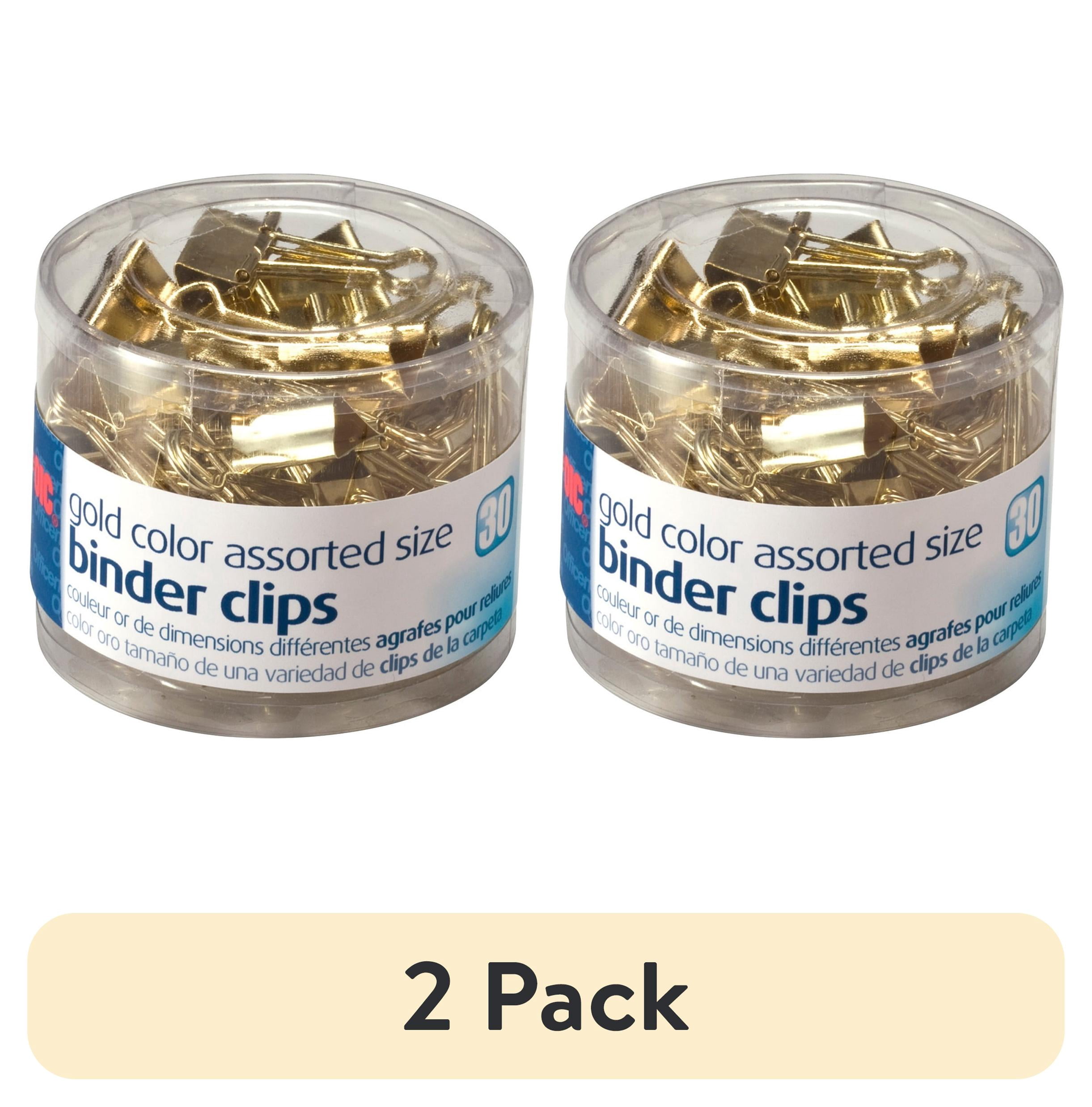 (2 pack) Officemate Assorted Size Binder Clips (31022) - Walmart.com