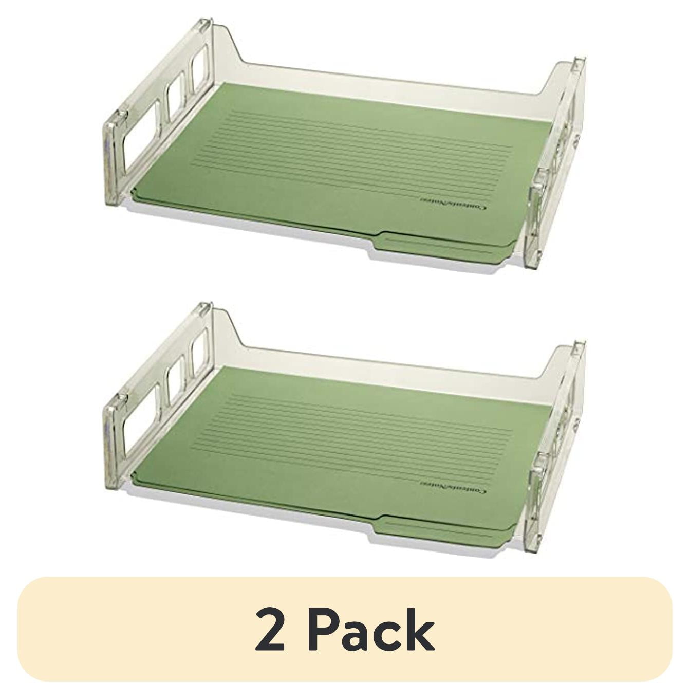 (2 pack) Officemate Side Load Letter Tray, 13.187 x 9 x 2.75 Inches ...
