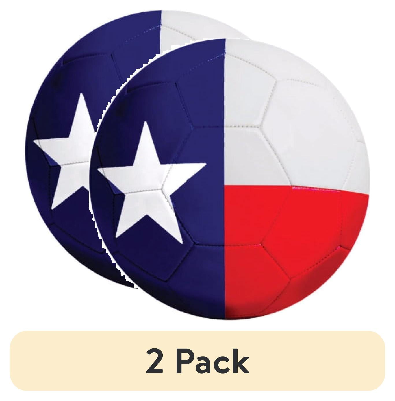 Sport Design Official Size 5 Soccer Ball 2 Pack Lone Star Motif ...