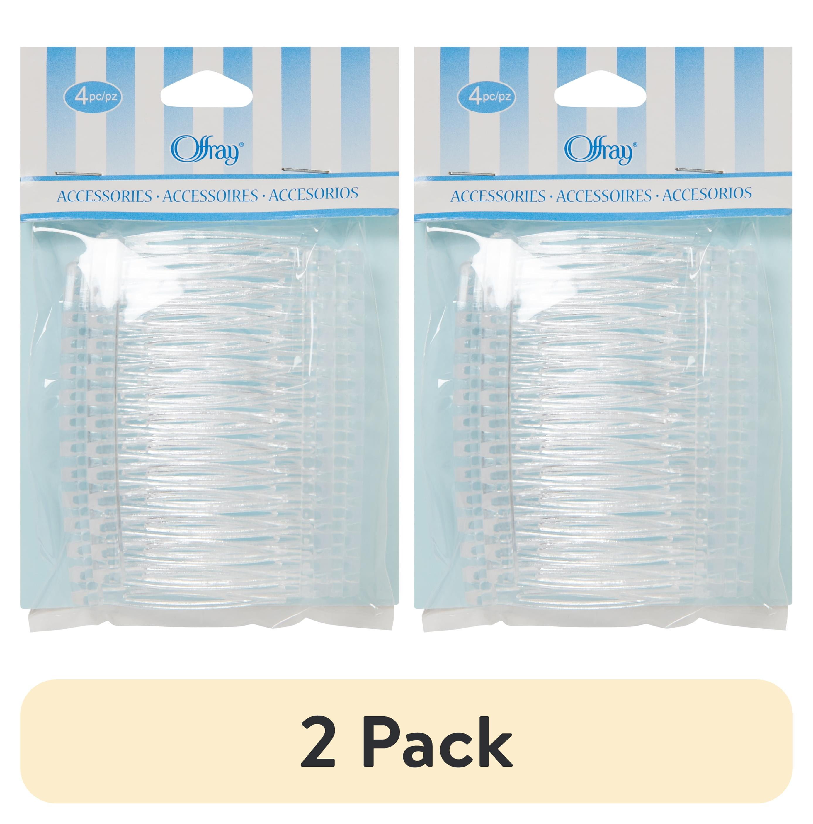 (2 pack) Offray Accessories, Clear Plastic Comb to personalize with ...