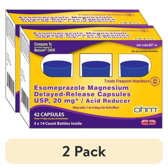 Omeprazole in Antacids and Heartburn Relief - Walmart.com