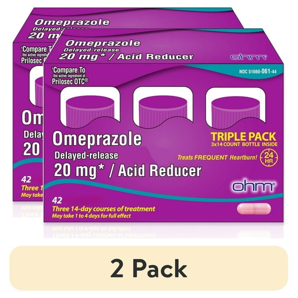 Omeprazole in Antacids and Heartburn Relief - Walmart.com
