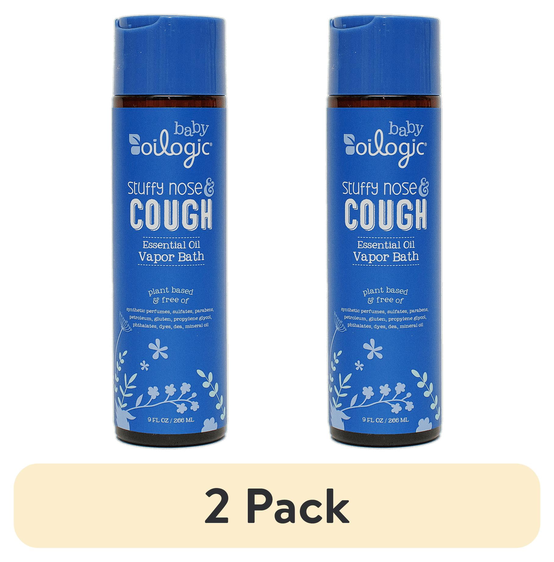 (2 pack) Oilogic Stuffy Nose & Cough, Essential Oil Vapor Bath for Baby ...