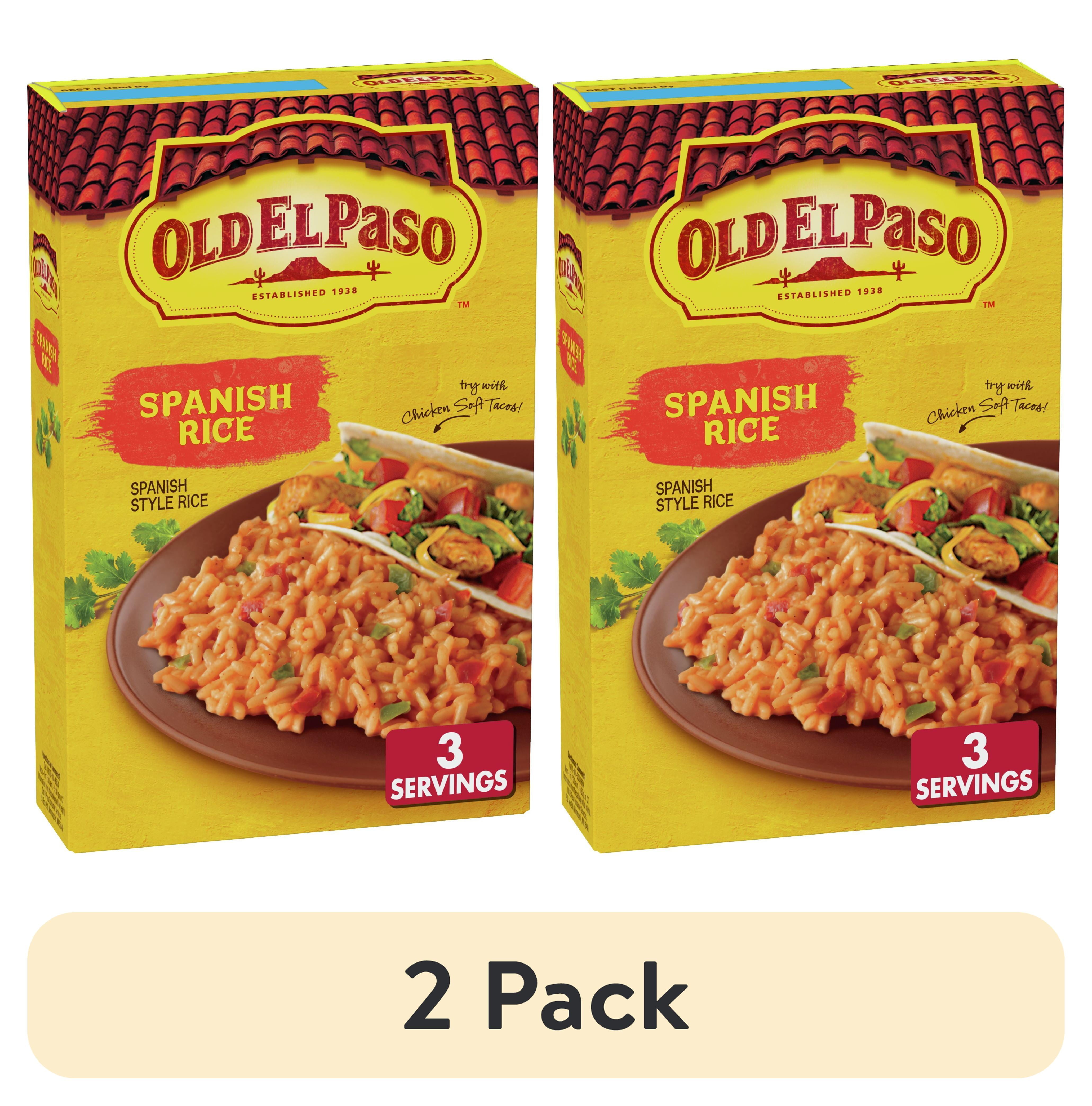 (2 pack) Old El Paso Spanish Style Rice Mix, Side Dish, 7.6 oz ...