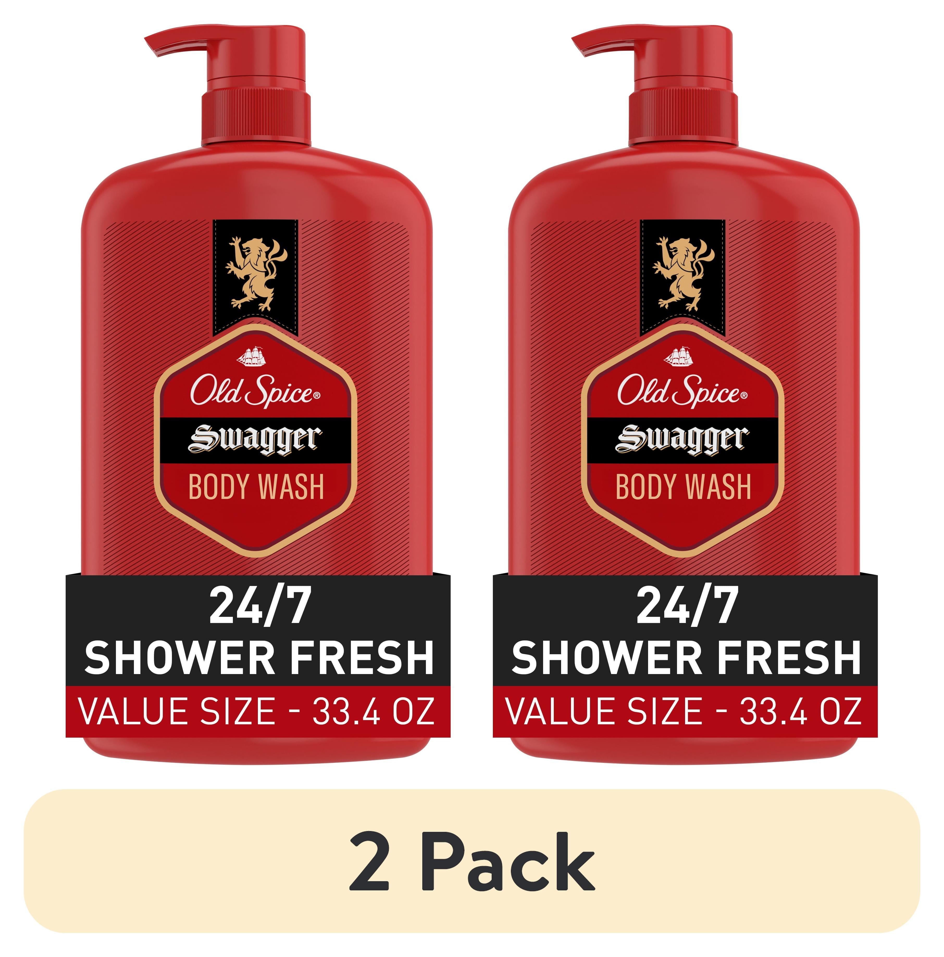 (2 pack) Old Spice Swagger, Body Wash for Men, 33.4 fl oz - Walmart.com