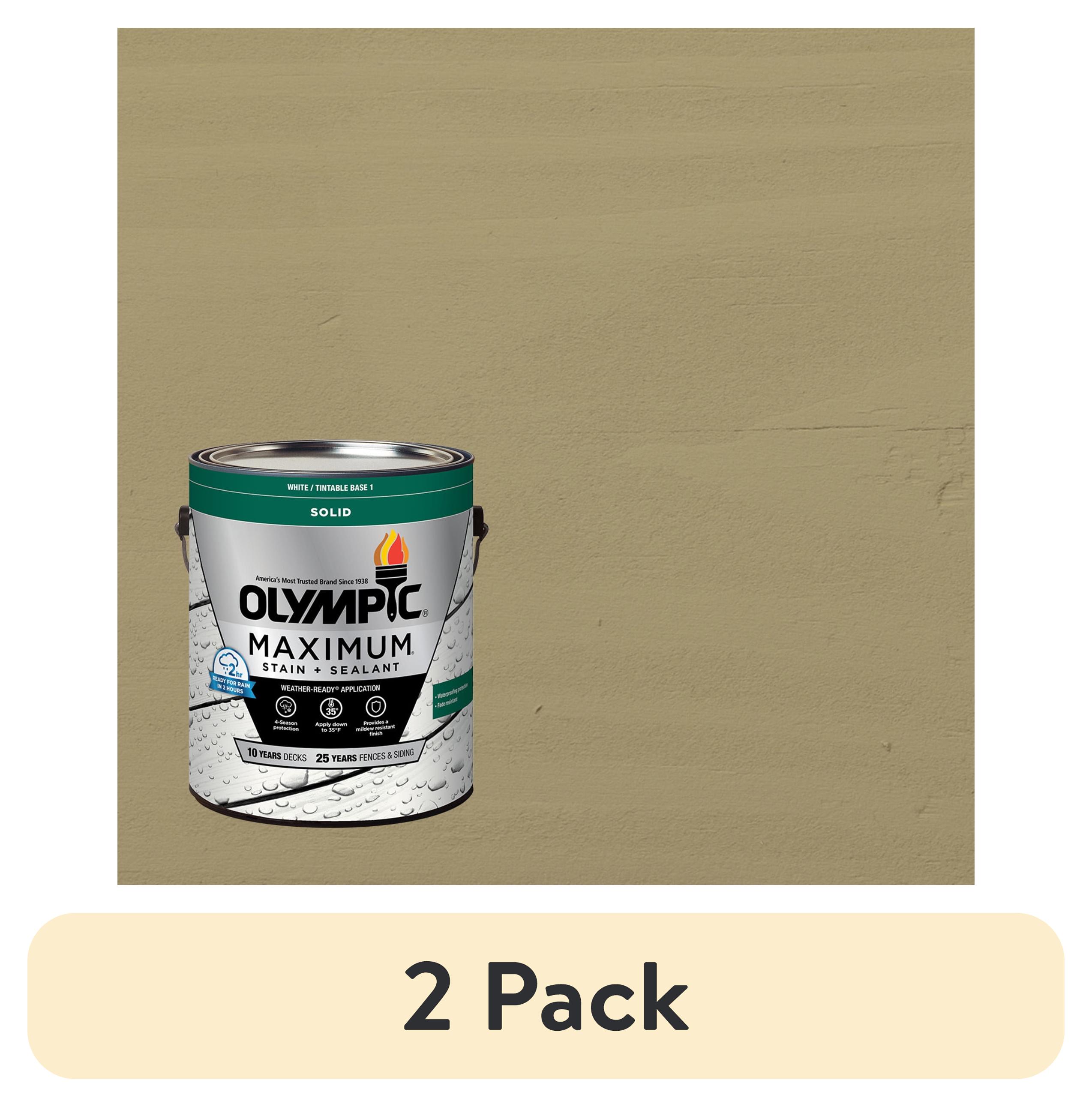 (2 pack) Olympic Maximum 1 Gallon SC-1006 Autumn Sand Solid Color ...