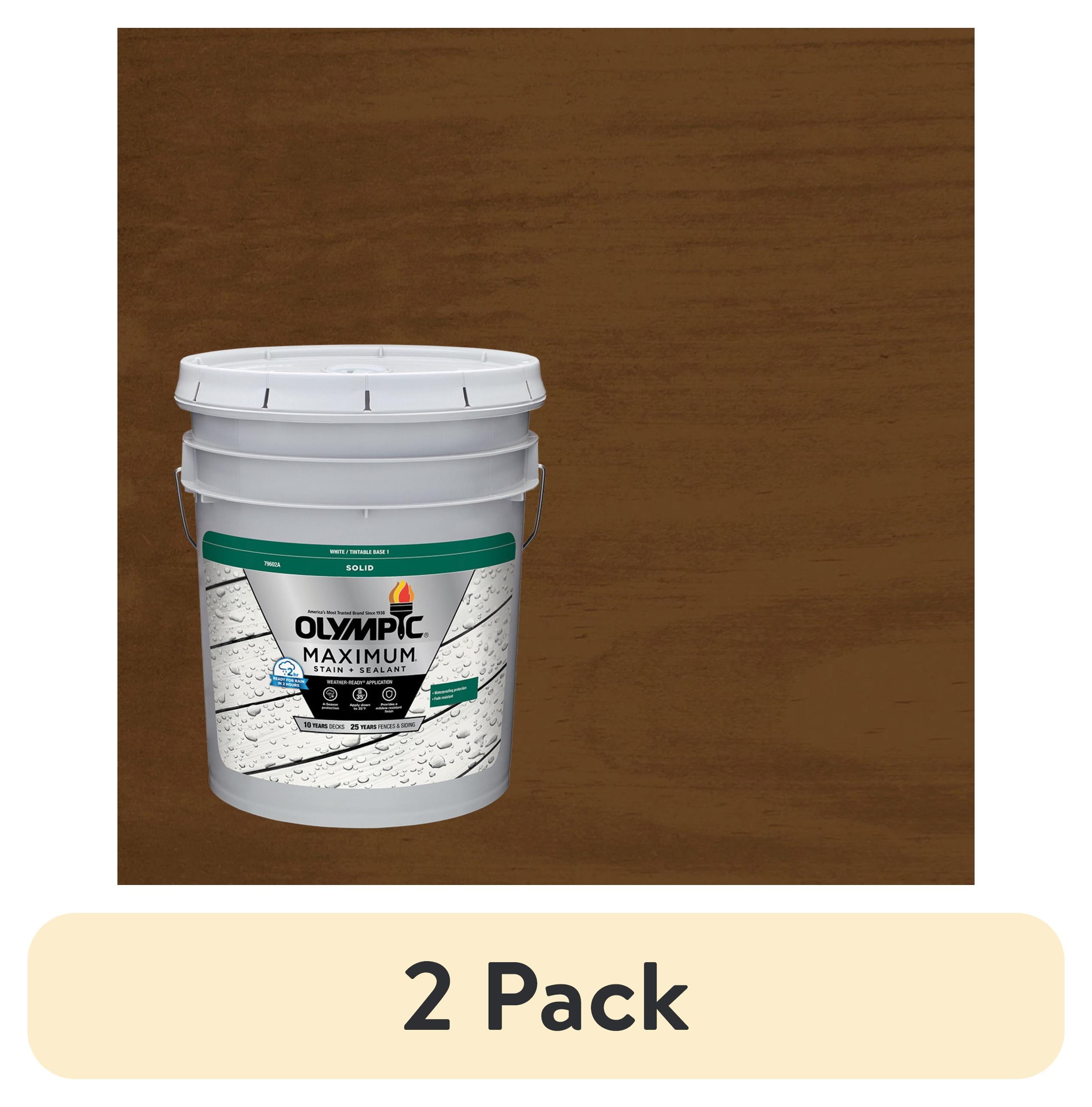 (2 pack) Olympic Maximum 5 Gallons SC-1010 Butternut Solid Color ...