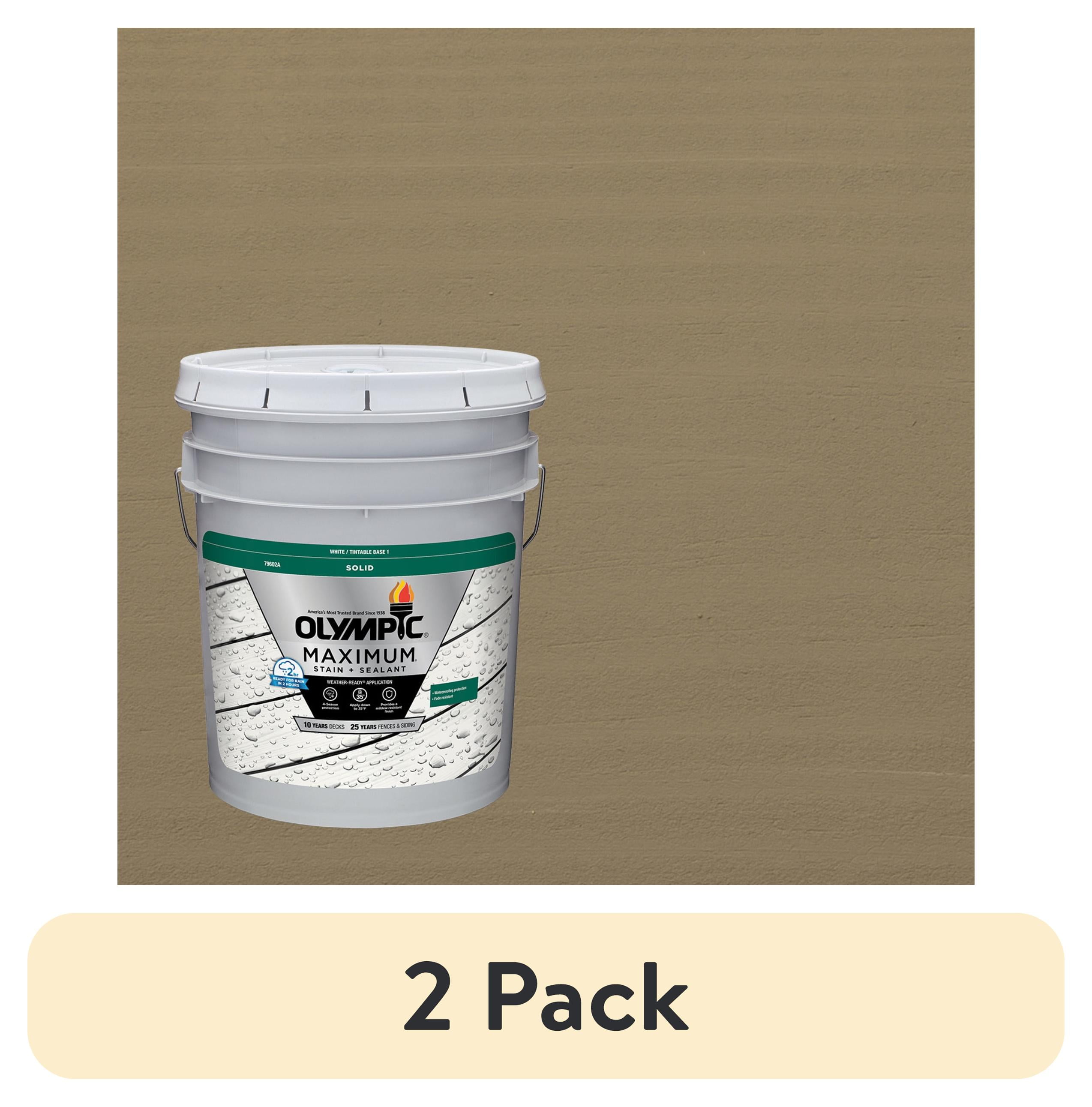 (2 pack) Olympic Maximum 5 Gallons SC-1041 Jefferson Tan Solid Color ...