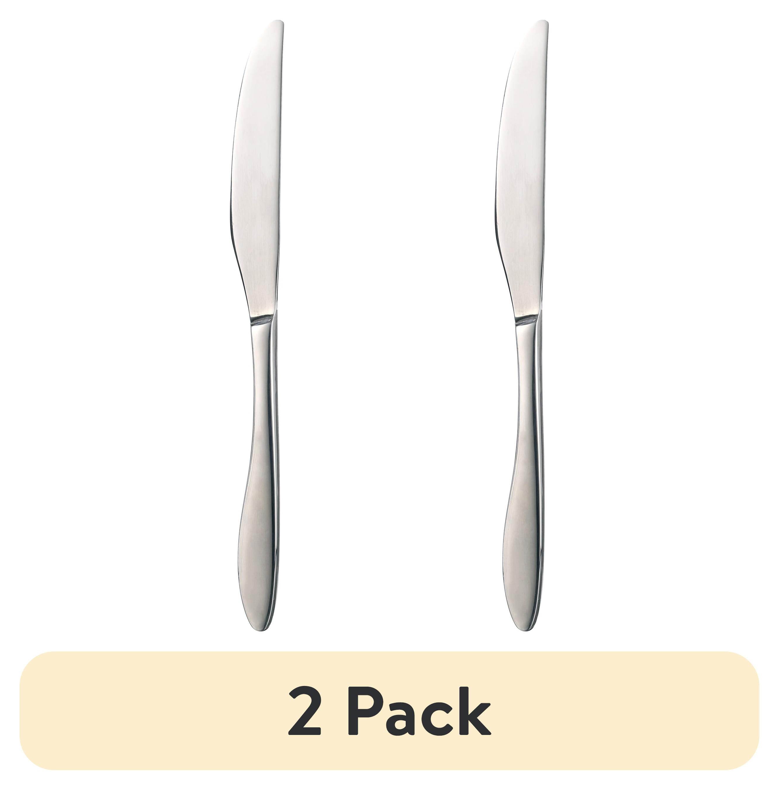 (2 pack) Oneida Solefield Stainless Steel Dinner Knife - Walmart.com