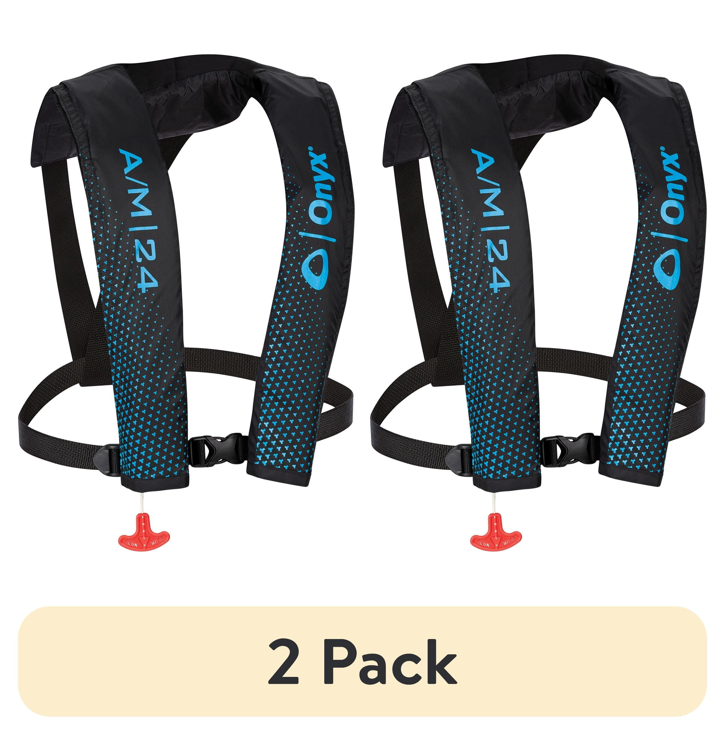 (2 pack) Onyx A/M-24 Inflatable Life Jacket - Walmart.com