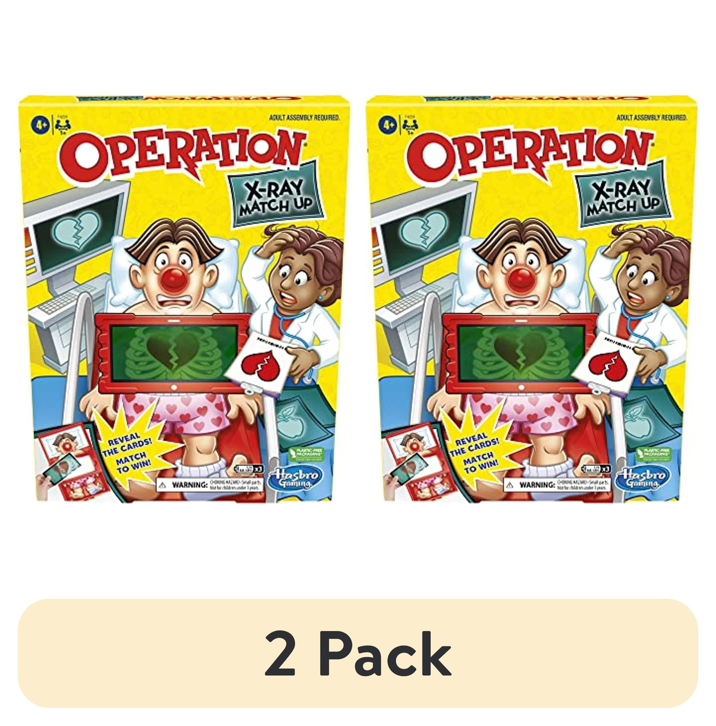 (2 pack) Operation X-Ray Match Up Board Game for Kids Ages 4 and Up ...