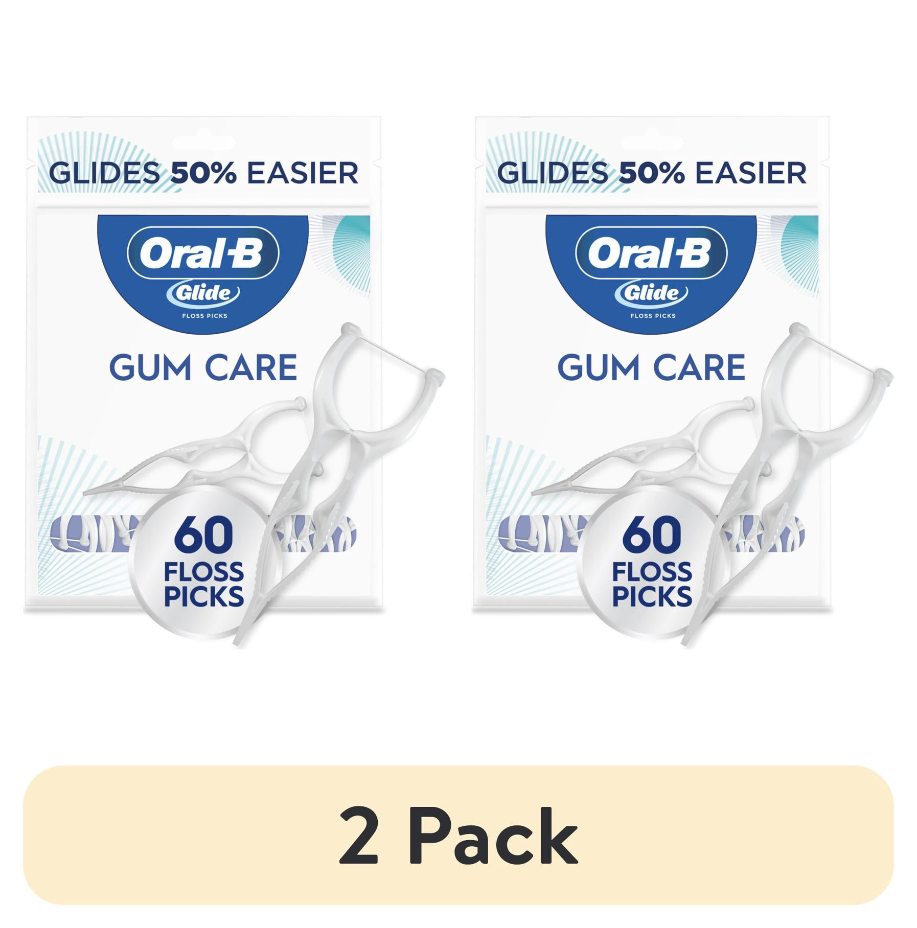 (120 pack) Oral-B Floss, Glide Gum Care Dental Floss Picks, Good for ...