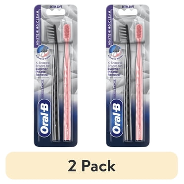 Oral-B Toothbrush Pro Whitening Brilliance, Extra Soft, Black and Teal ...