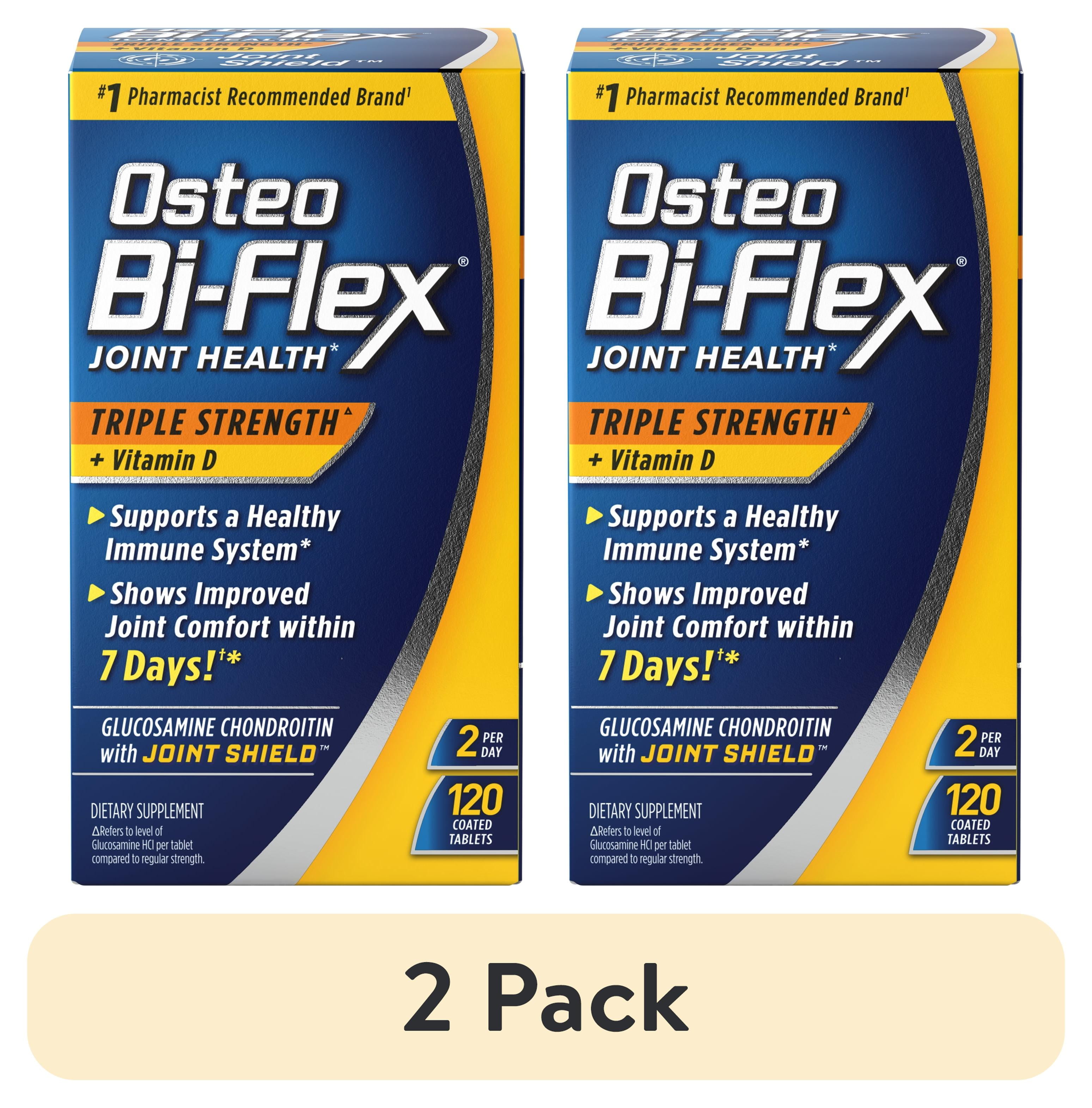 (2 pack) Osteo Bi-Flex Glucosamine Chondroitin with Vitamin D, Joint ...